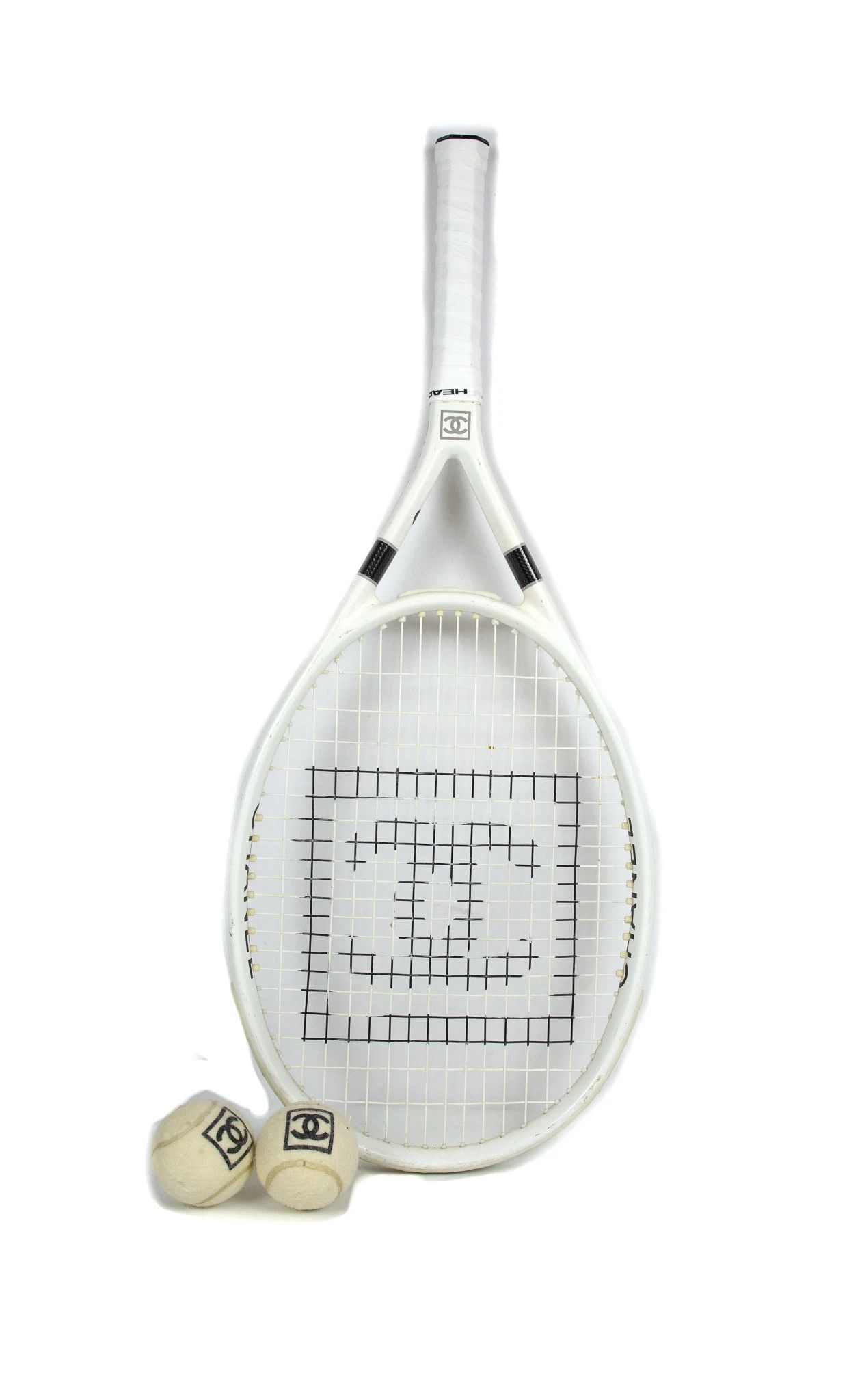 Chanel CHANEL TENNIS RACKET WITH 2 TENNIS BALLS | Grailed