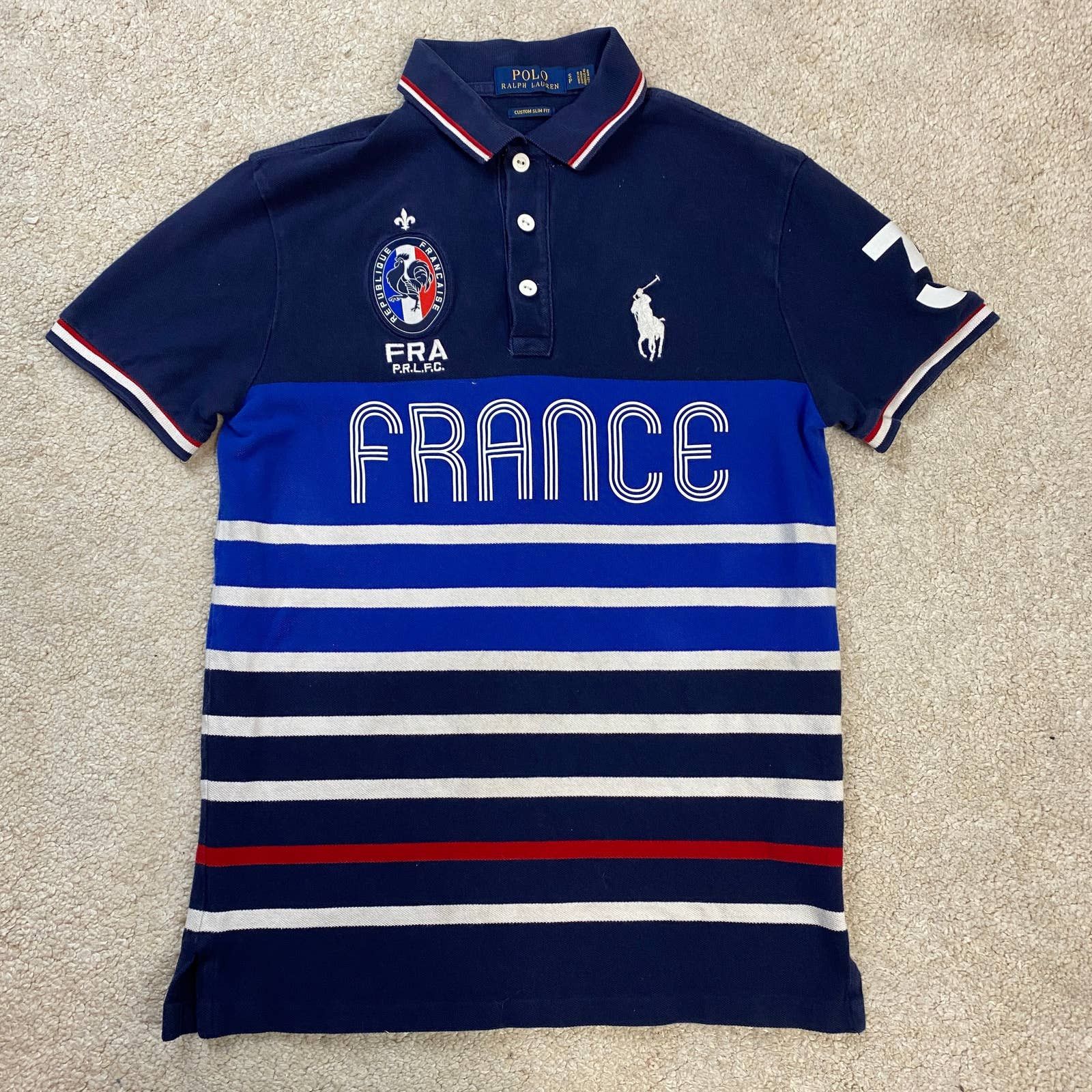 Polo Ralph Lauren Polo Ralph Lauren Men's Slim Fit France Polo Shirt ...