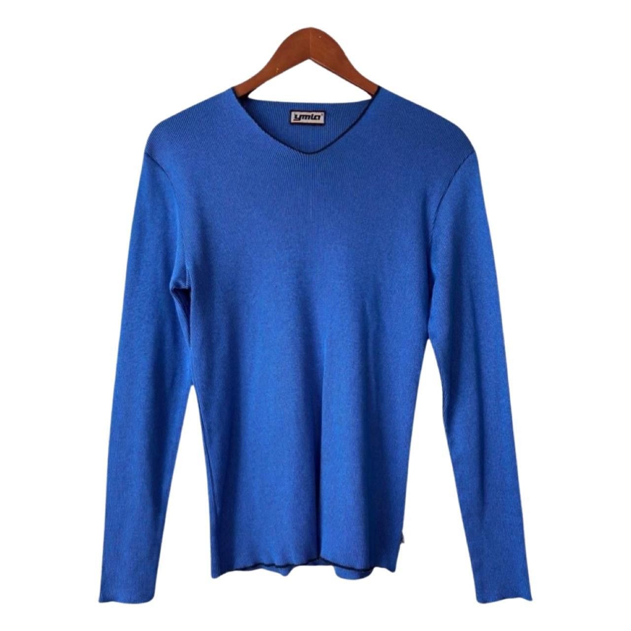 Vintage Y2K vintage blue Ymla women’s shirt about a size medium. | Grailed