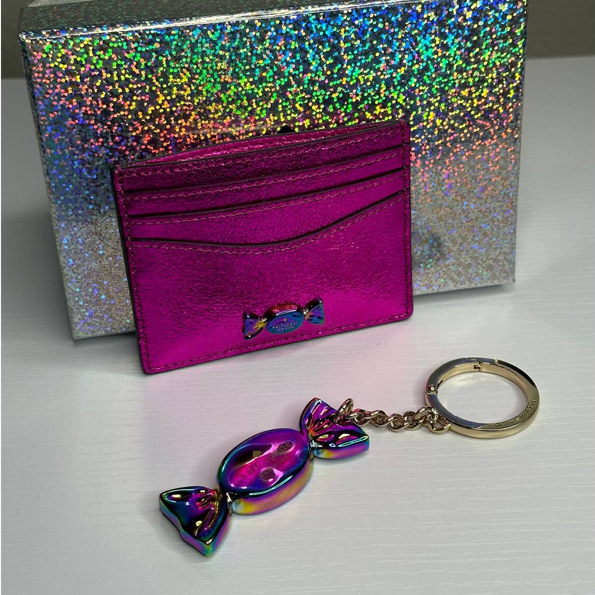 Kate Spade Kate Spade CANDY SHOP Keychain Bag Charm & Card Holder Set ...