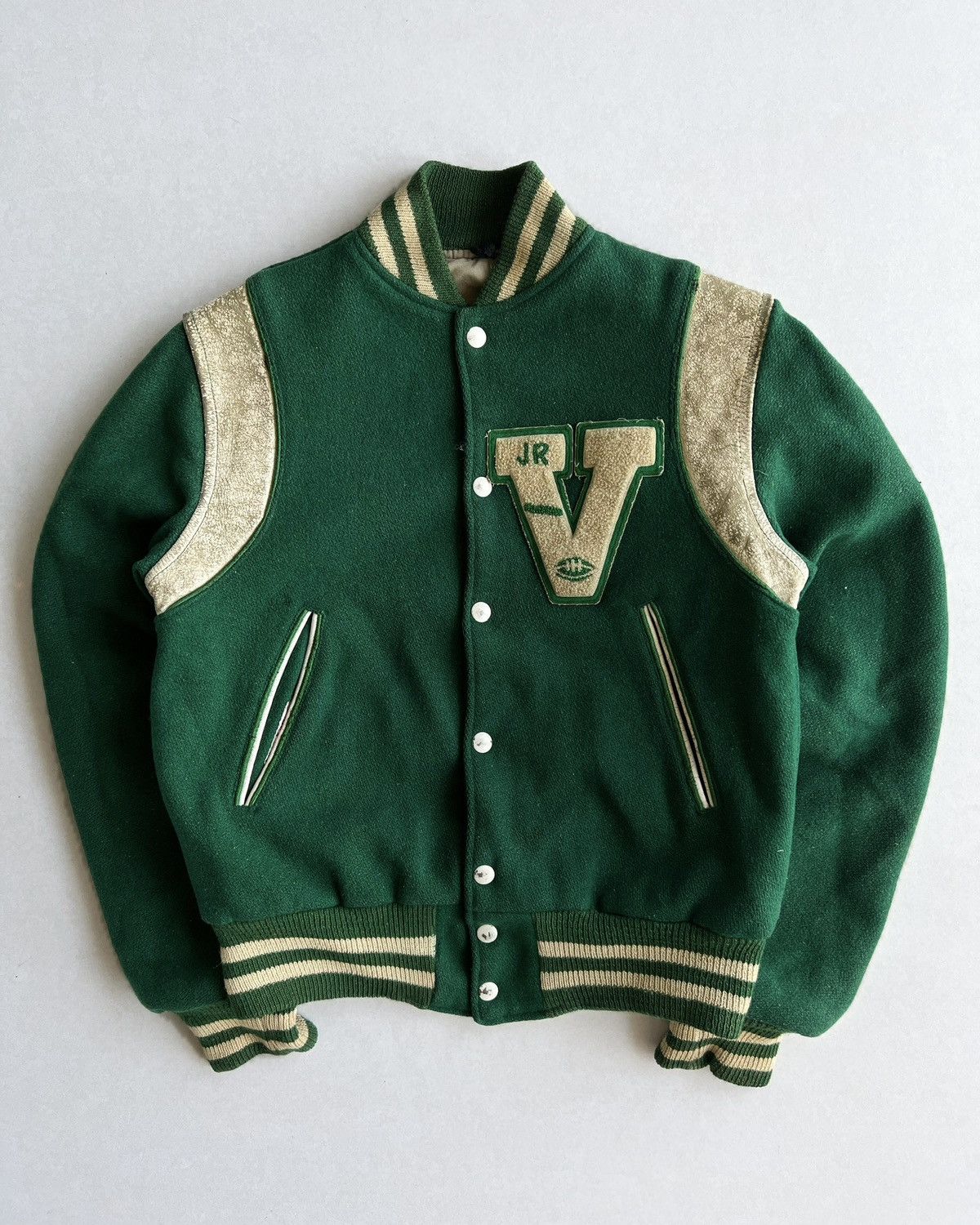 Carhartt × Varsity Jacket × Vintage 1960S 'V' REVERSIBLE LETTERMAN ...