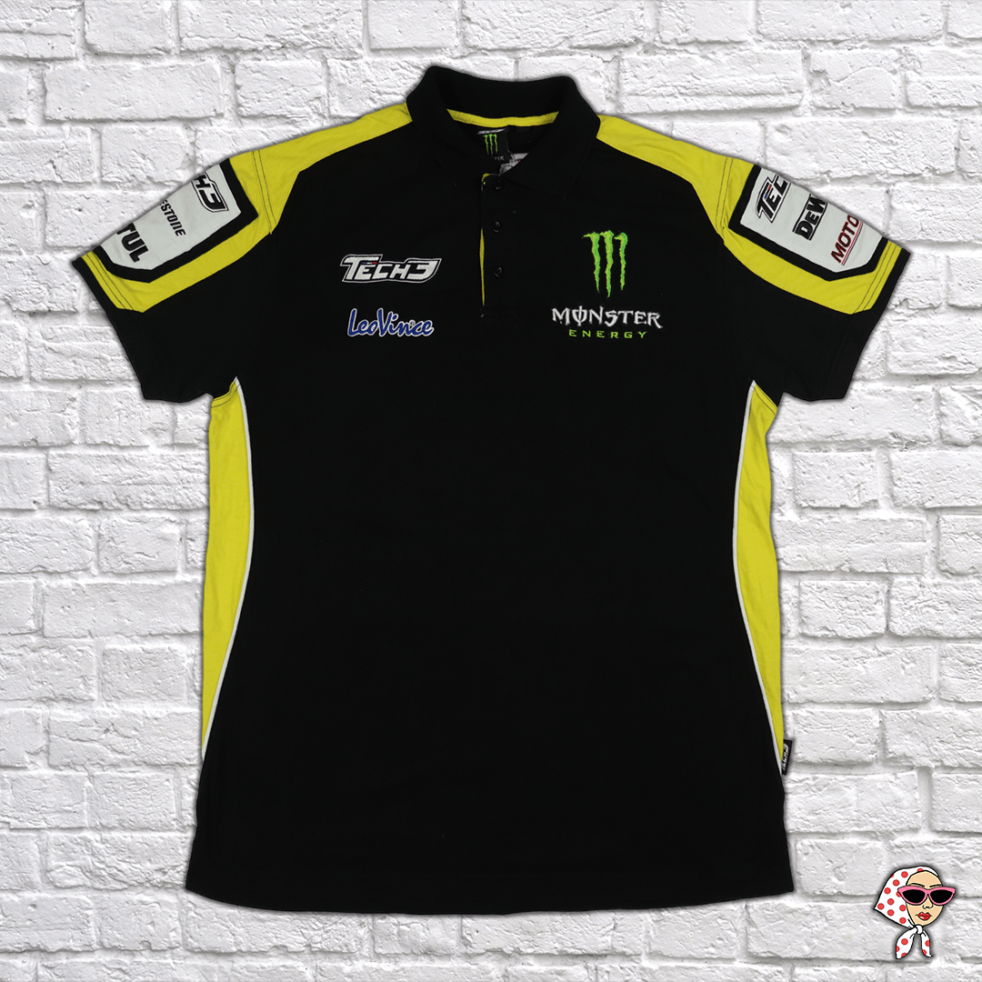 MOTO × Racing × Yamaha MONSTER ENERGY YAMAHA TECH3 RACING POLO SHIRT ...