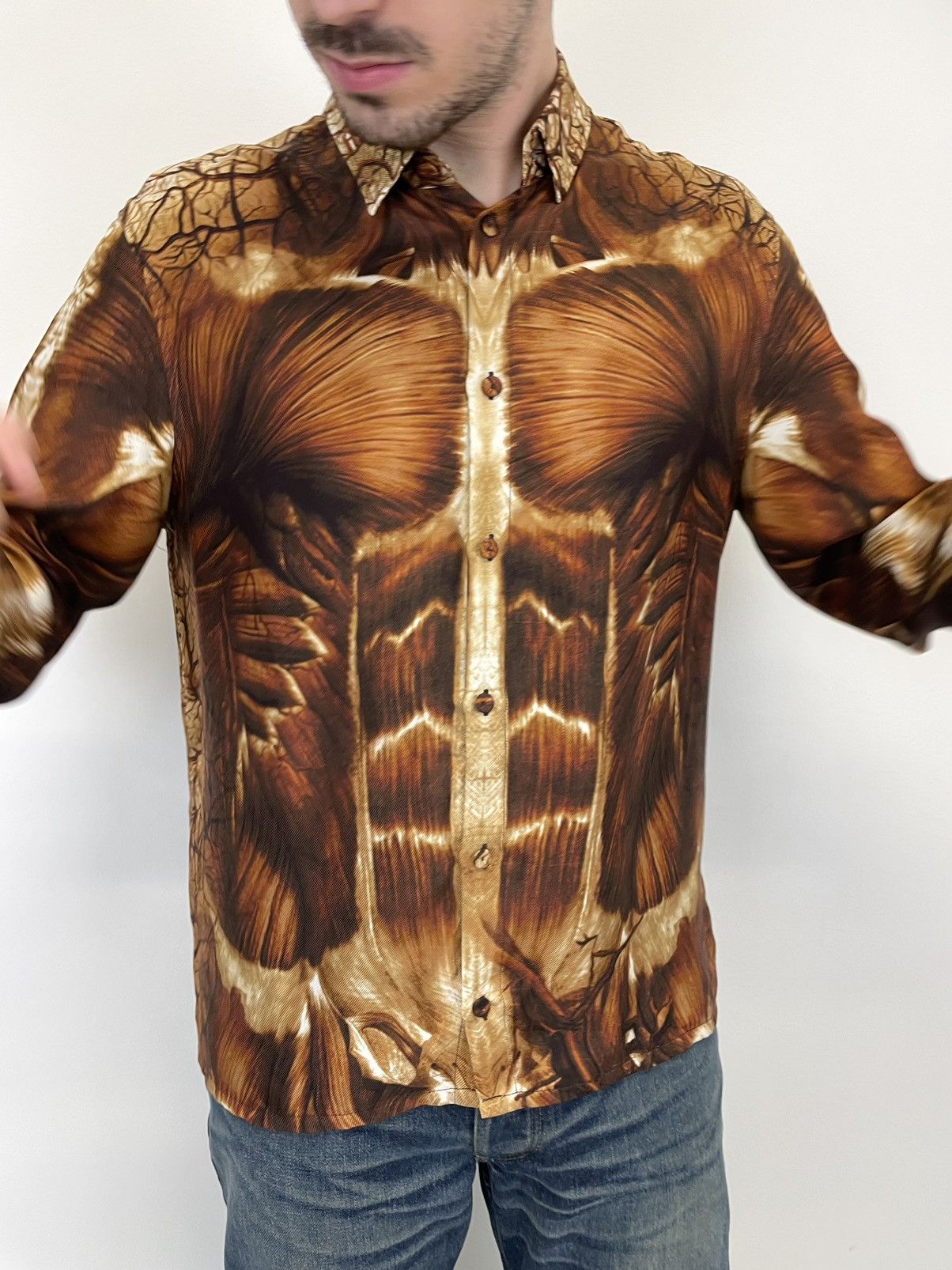 Jean Paul Gaultier 2010 Gaultier Muscle body torso trompe l’oeil shirt ...