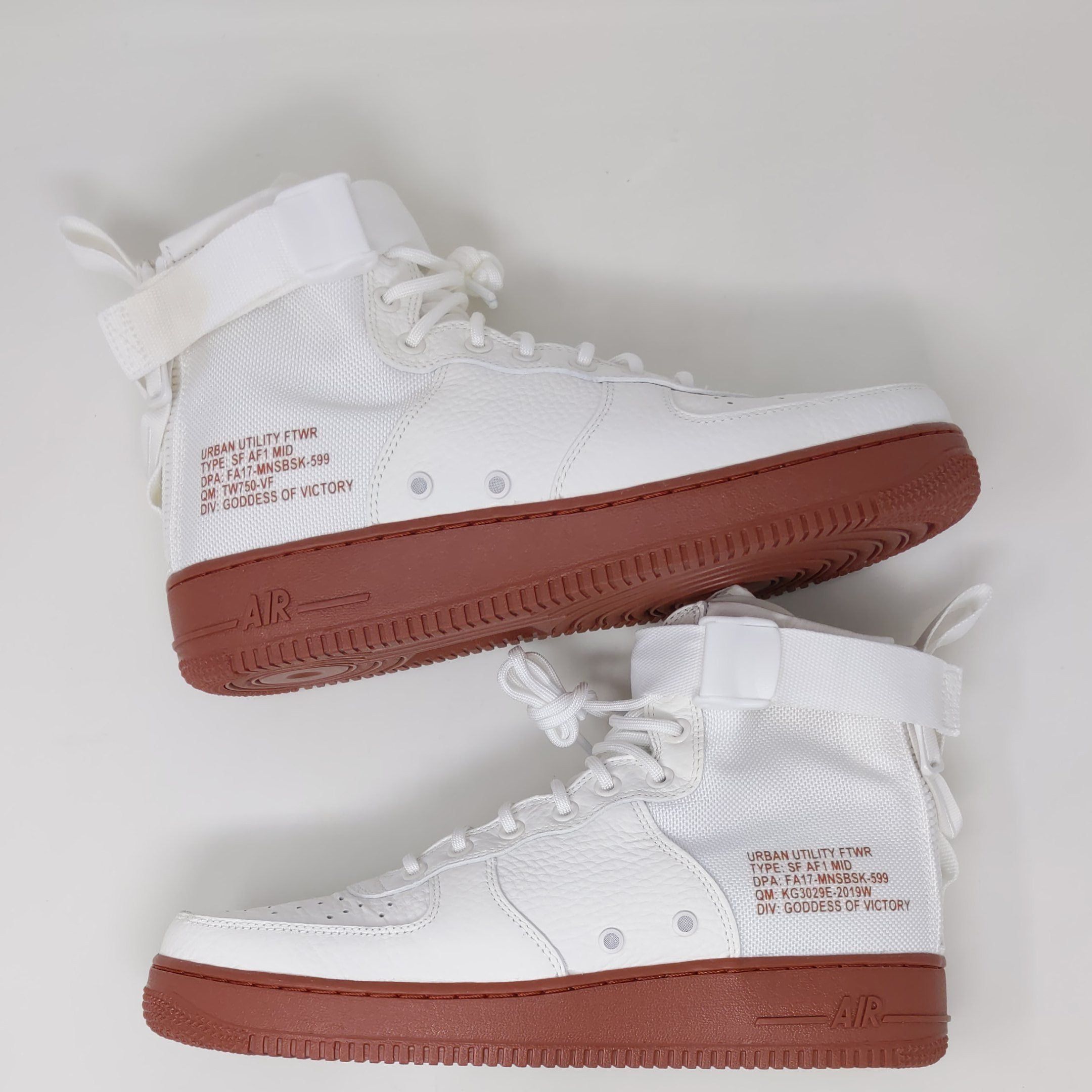 Nike SF Air Force 1 Mid Red Ivory | Grailed