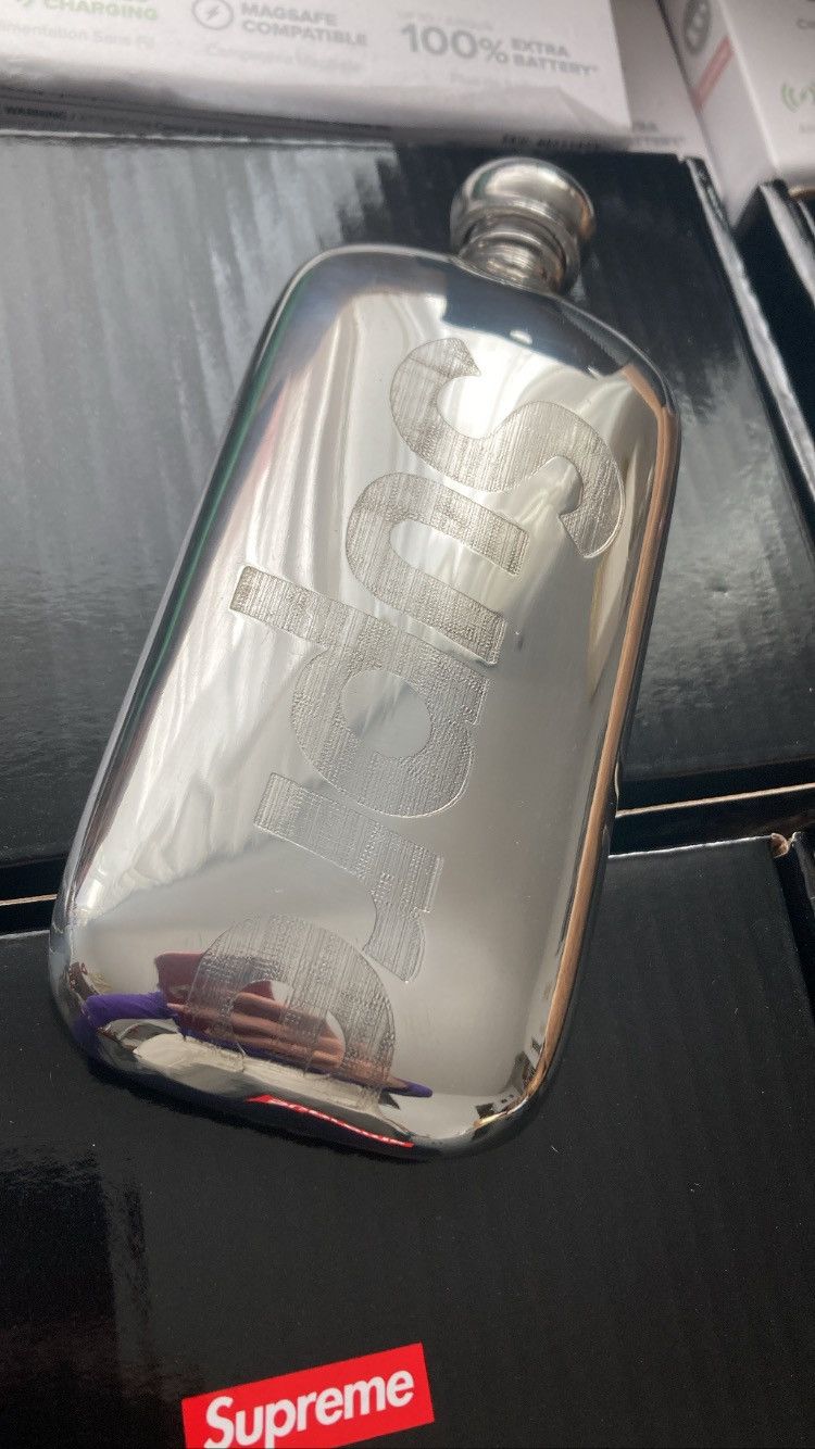 Supreme 3oz Pewter Flask | Grailed