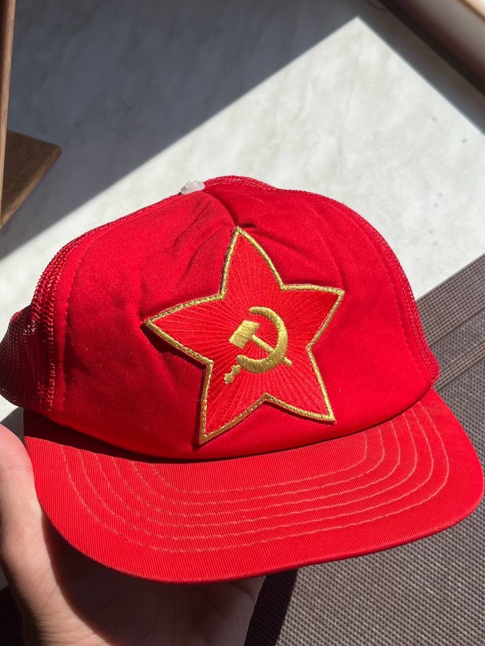 Cccp × Military × Vintage 1980’s Vintage USSR Soviet Union Tracker Cap ...