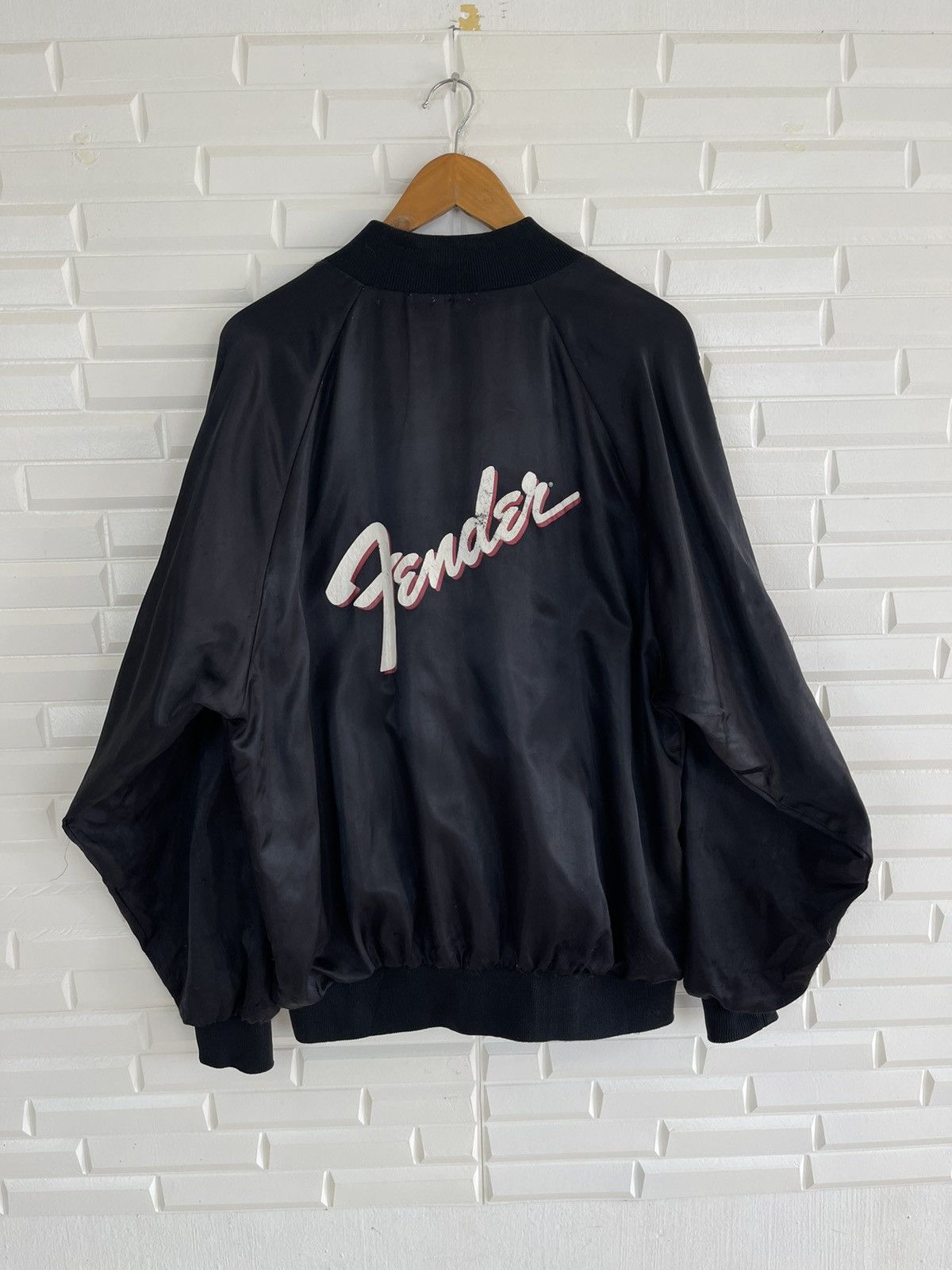 Fender × Streetwear × Vintage Vintage Fender Varsity Satin Jacket | Grailed