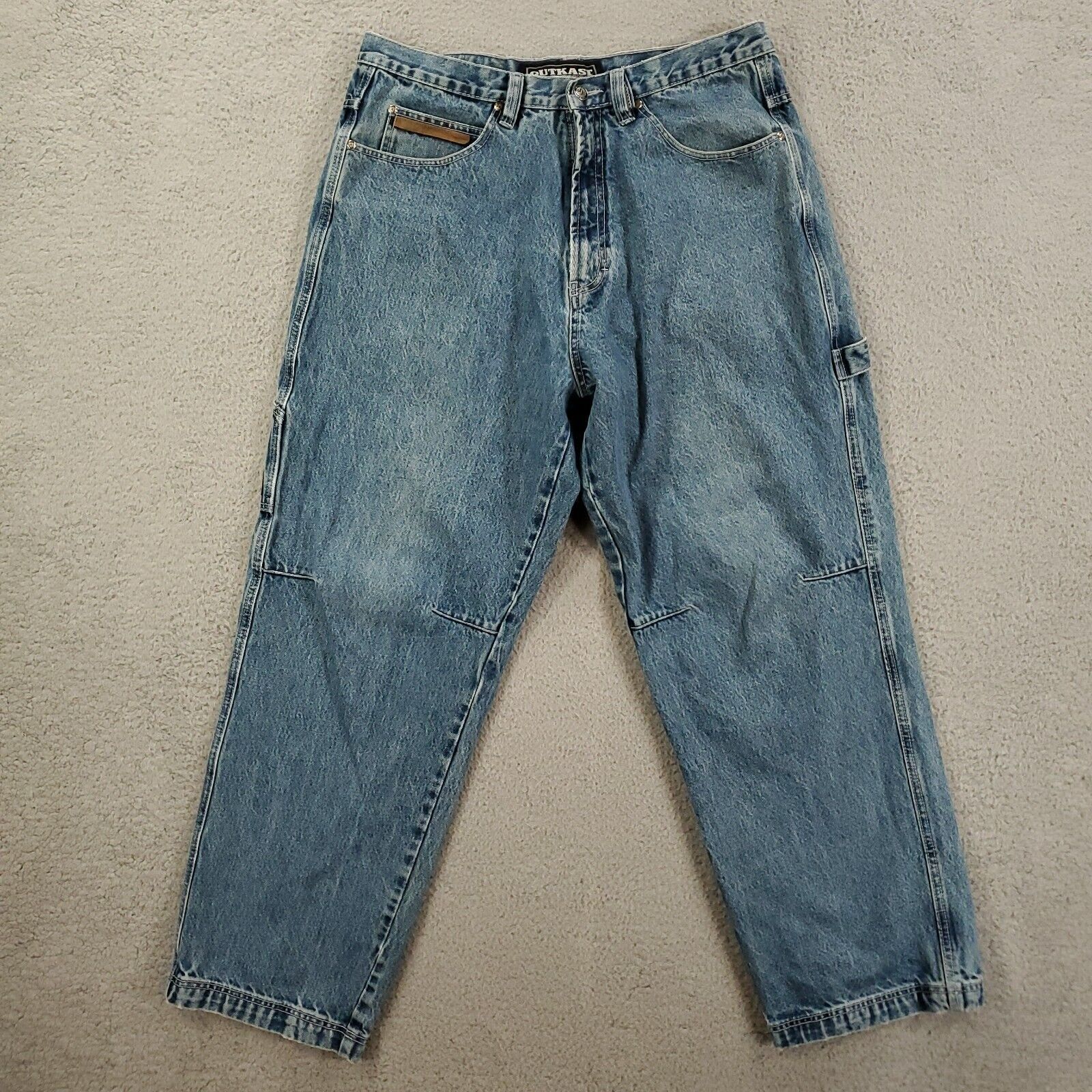 Vintage Vintage Outkast Jeans Mens 38x33 Blue Denim Carpenter Pants ...