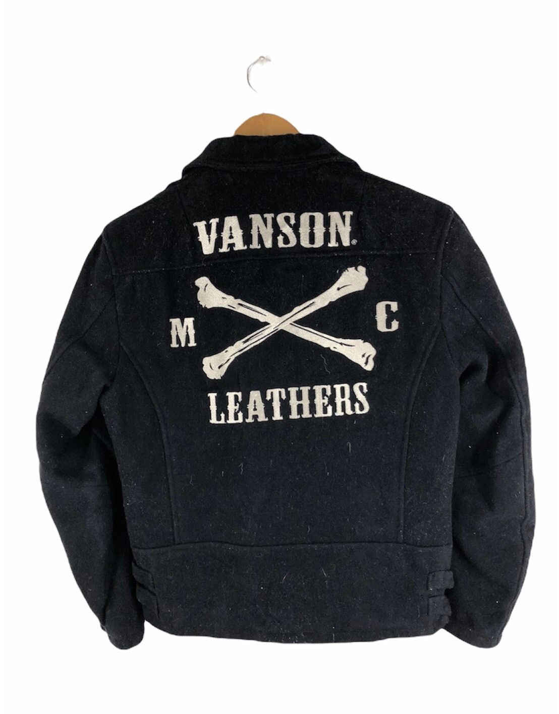Racing × Vanson Leathers 🔥VANSON LEATHER PERFERTO SKELETON WOOL MOTO ...