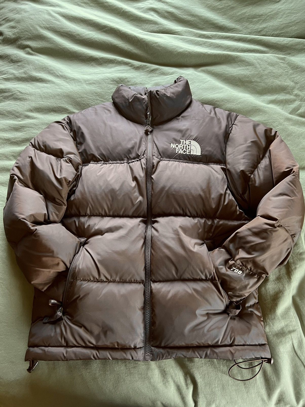 The North Face Small Brown North Face Nupste Puffer | Grailed