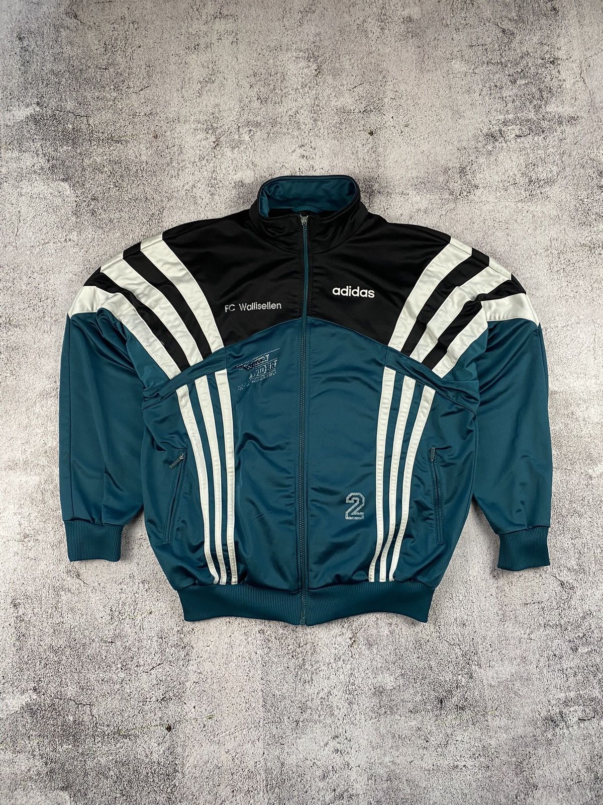 Adidas × Streetwear × Vintage Vintage 90s Adidas 3 stripes tracksuit ...