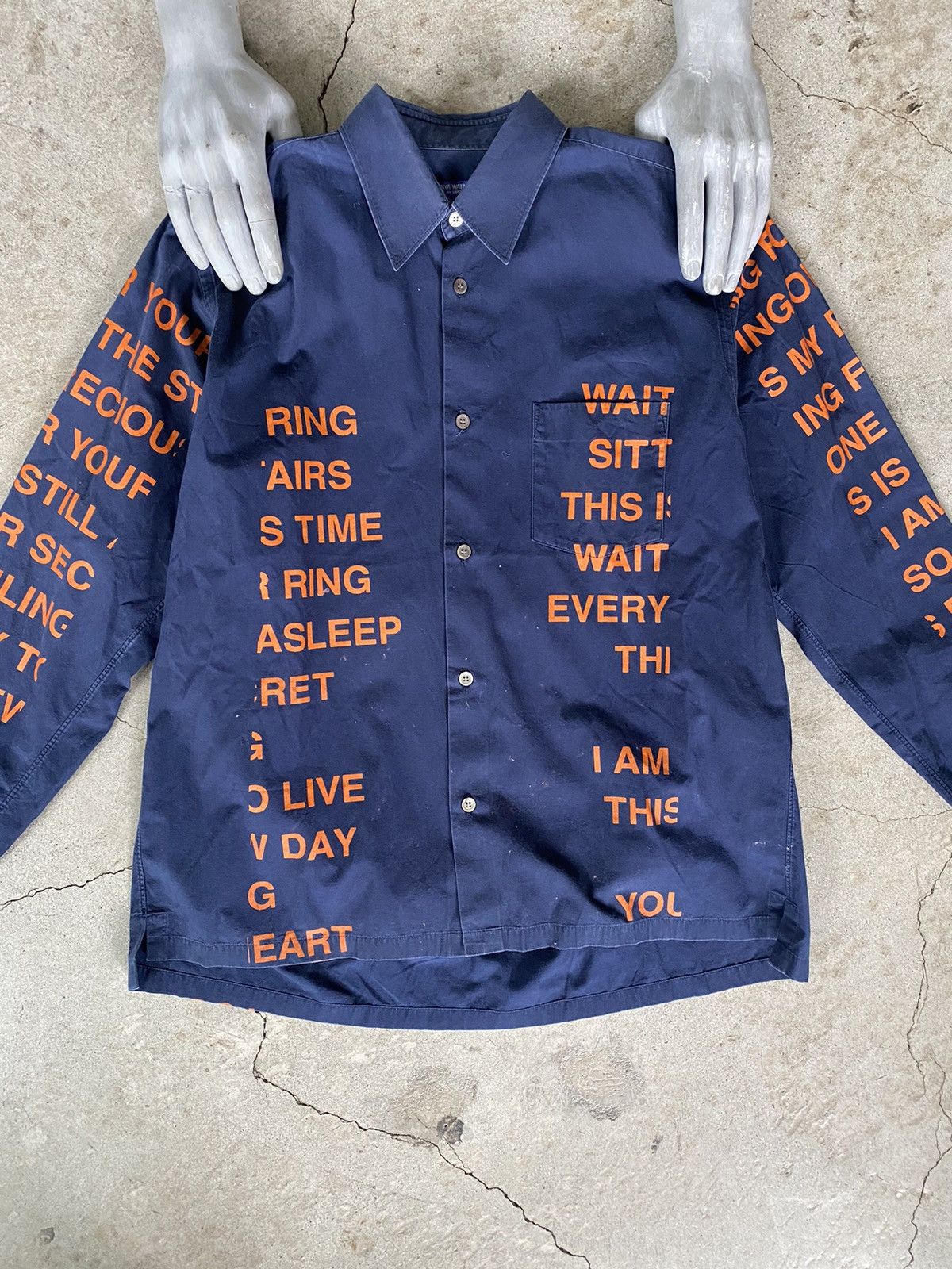 Junya Watanabe ARCHIVE SS02 JUNYA WATANABE COMME DES GARÇONS POEM SHIRT ...