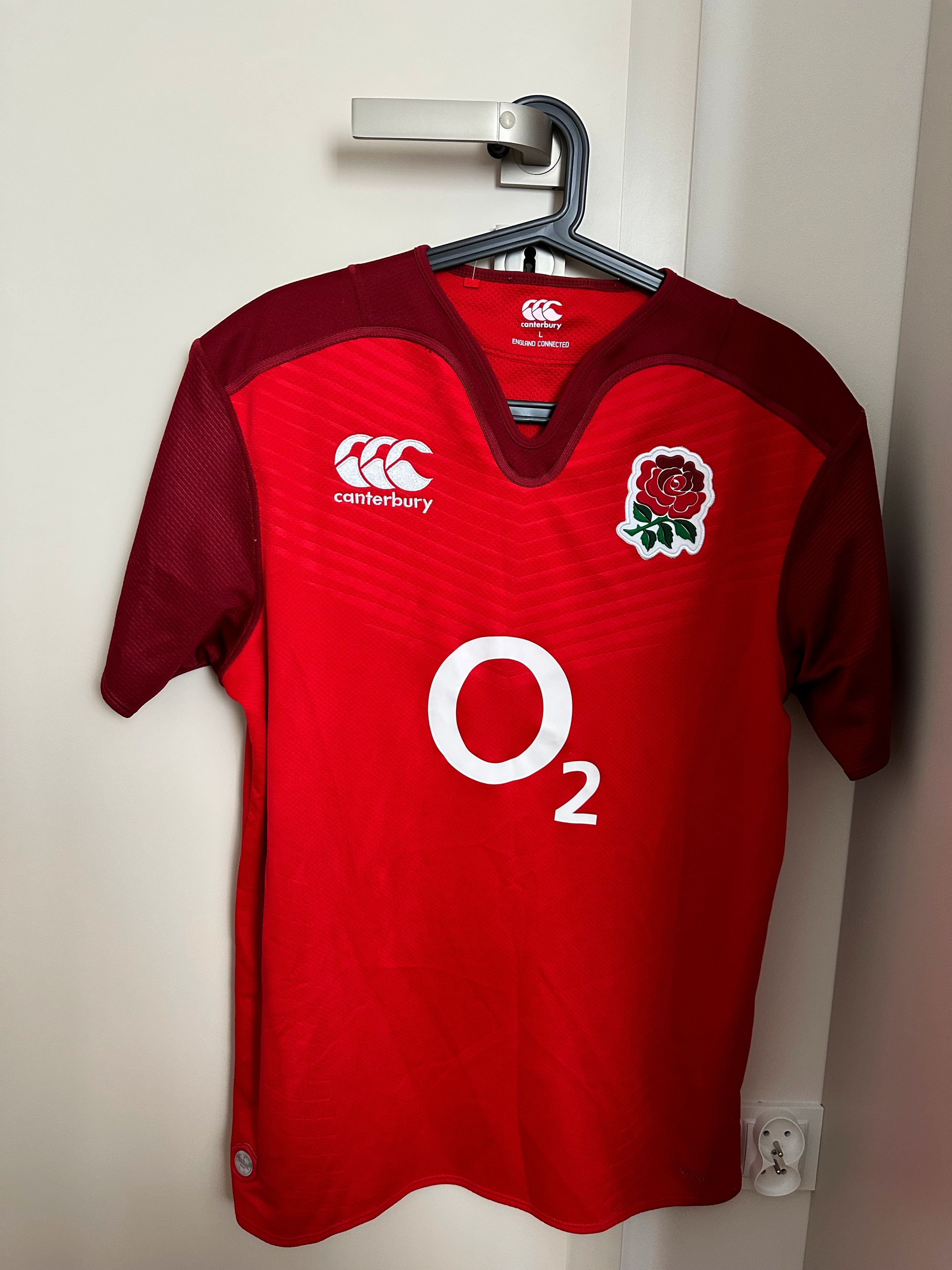 Canterbury Of New Zealand Canterbury England Rugby Red Tee L | Grailed