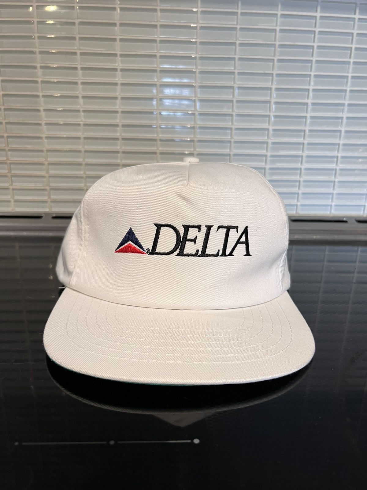 Vintage Vintage Delta Airlines SnapBack Hat 80s 90s Deadstock | Grailed