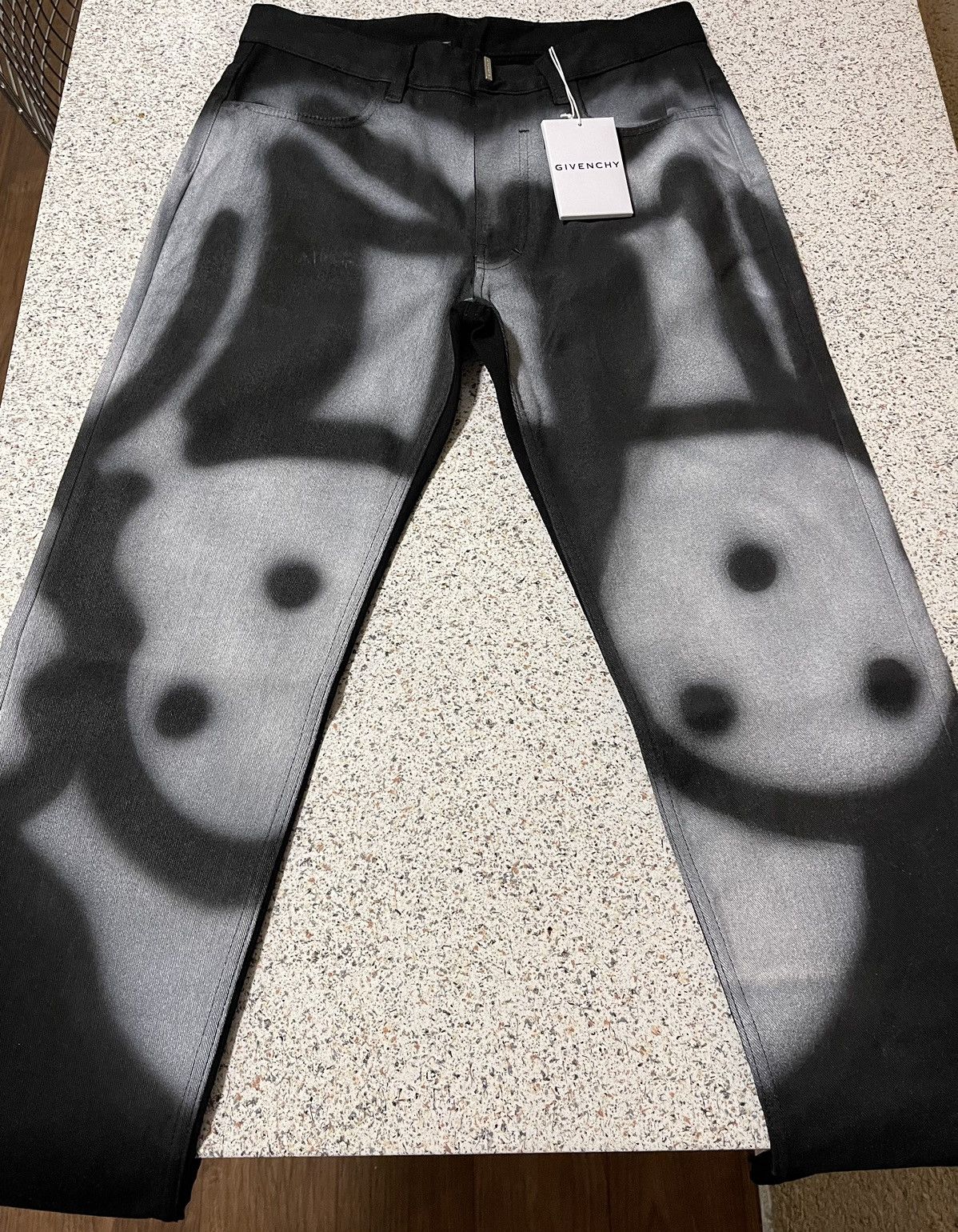 Givenchy Chito Graffiti Slim Fit Jeans | Grailed