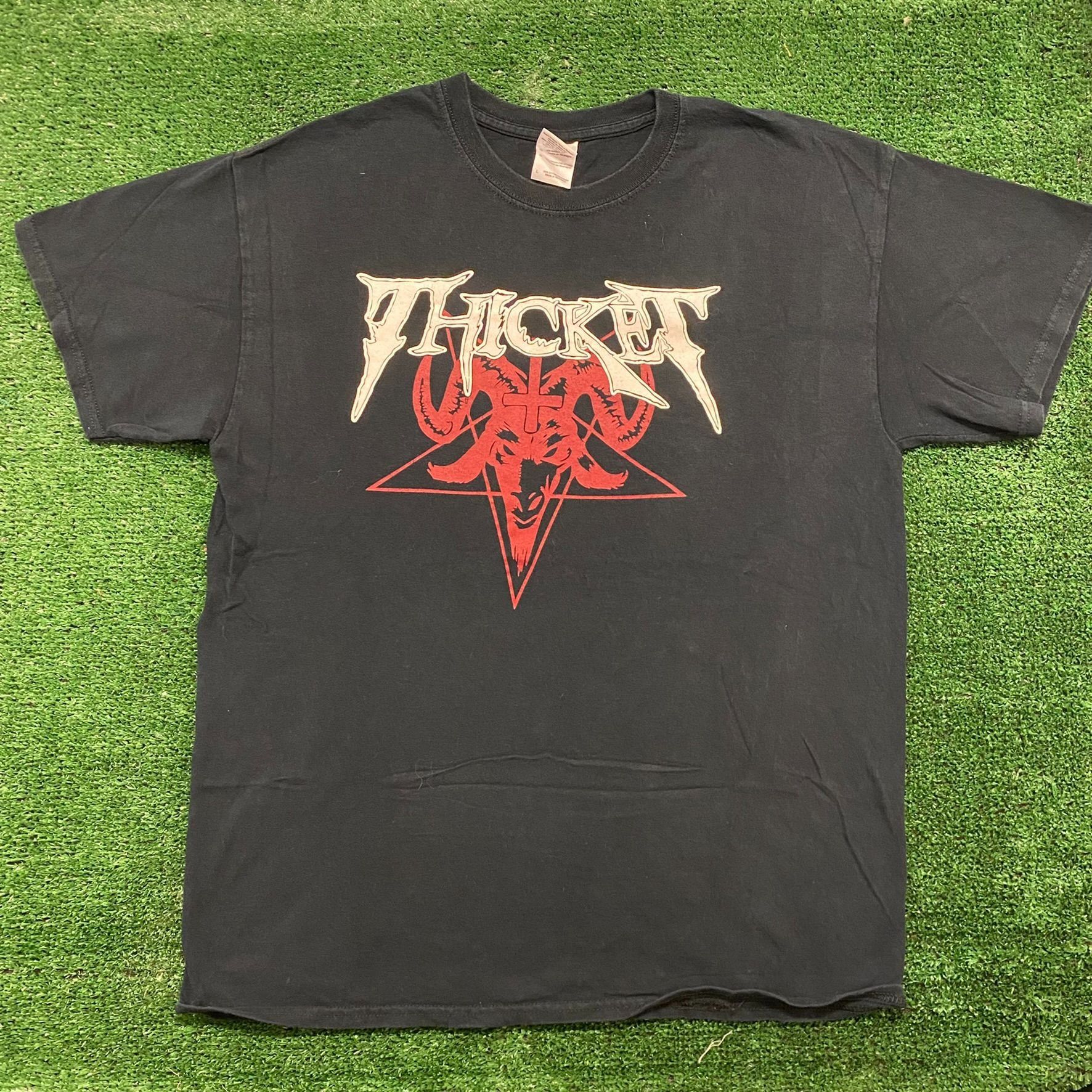Band Tees × Streetwear × Vintage Crazy Vintage Satanic Pentagram Goth ...