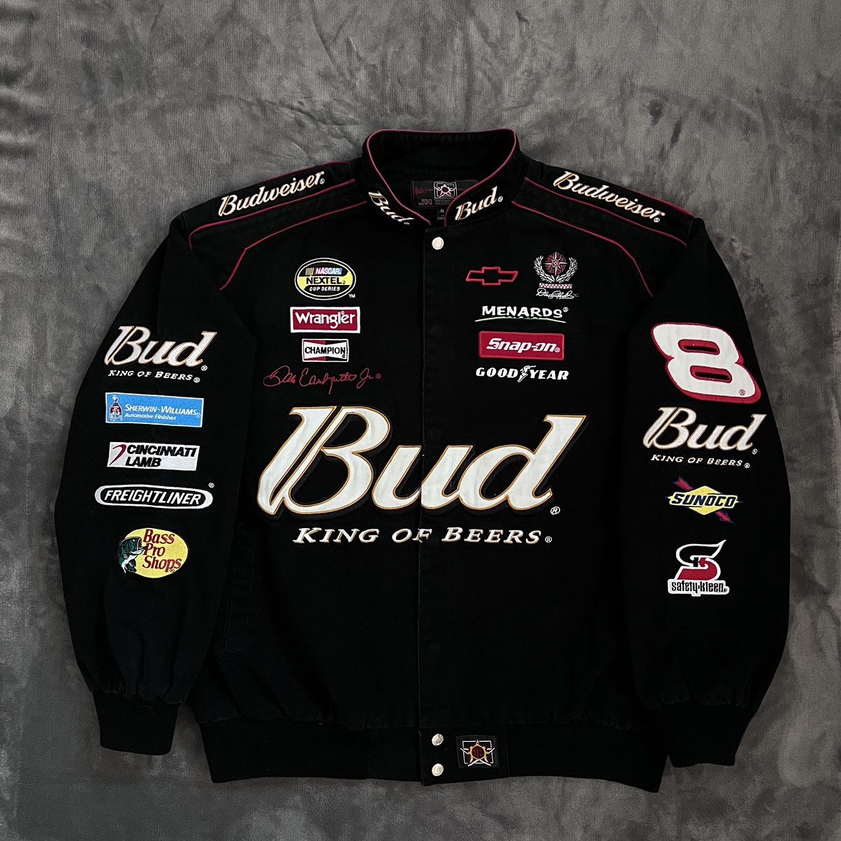 Vintage Vintage Nascar Budweiser Dale Earnhardt Jr Racing Jacket | Grailed