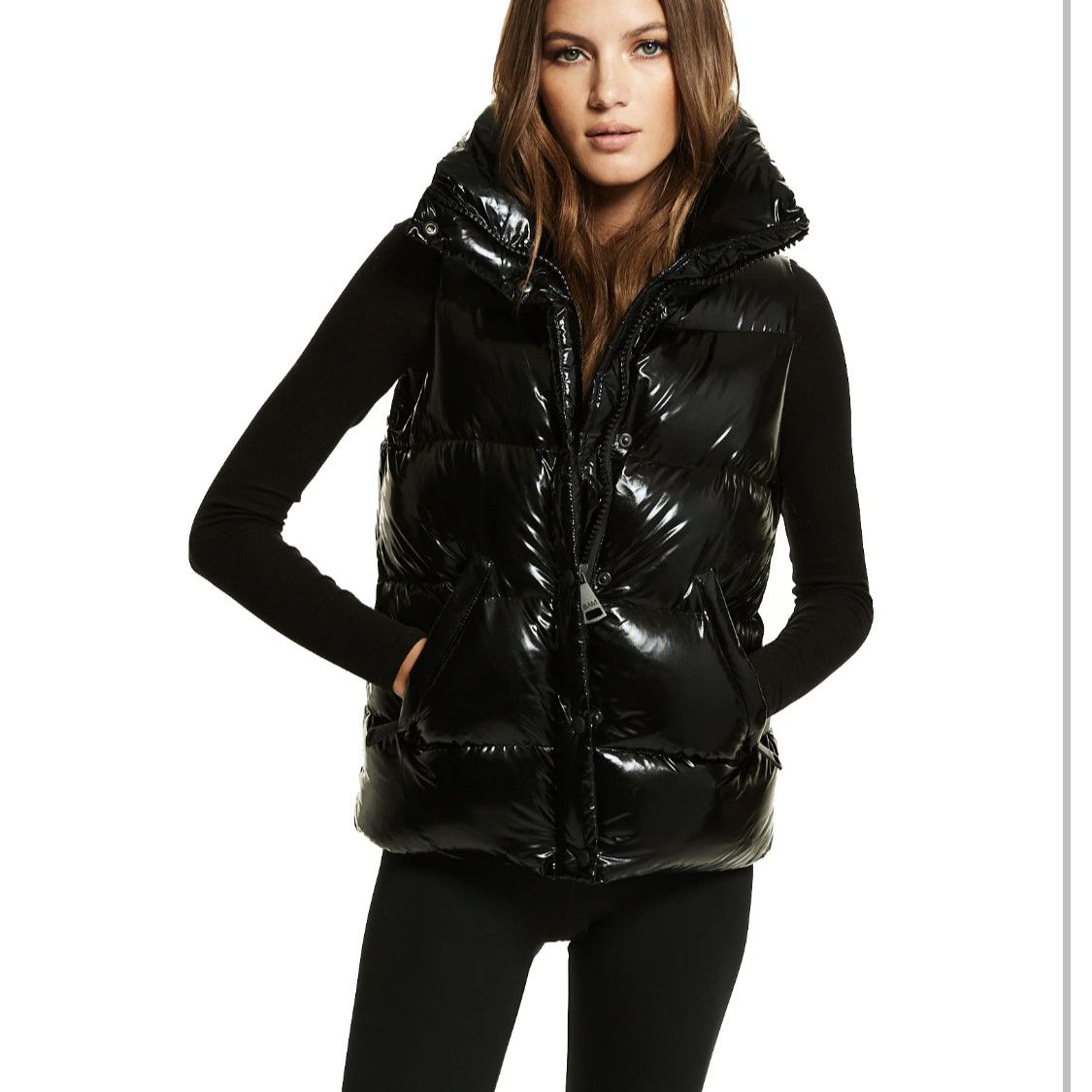 SAM. SAM. New York Simone Puffer Vest Caviar Black Small | Grailed