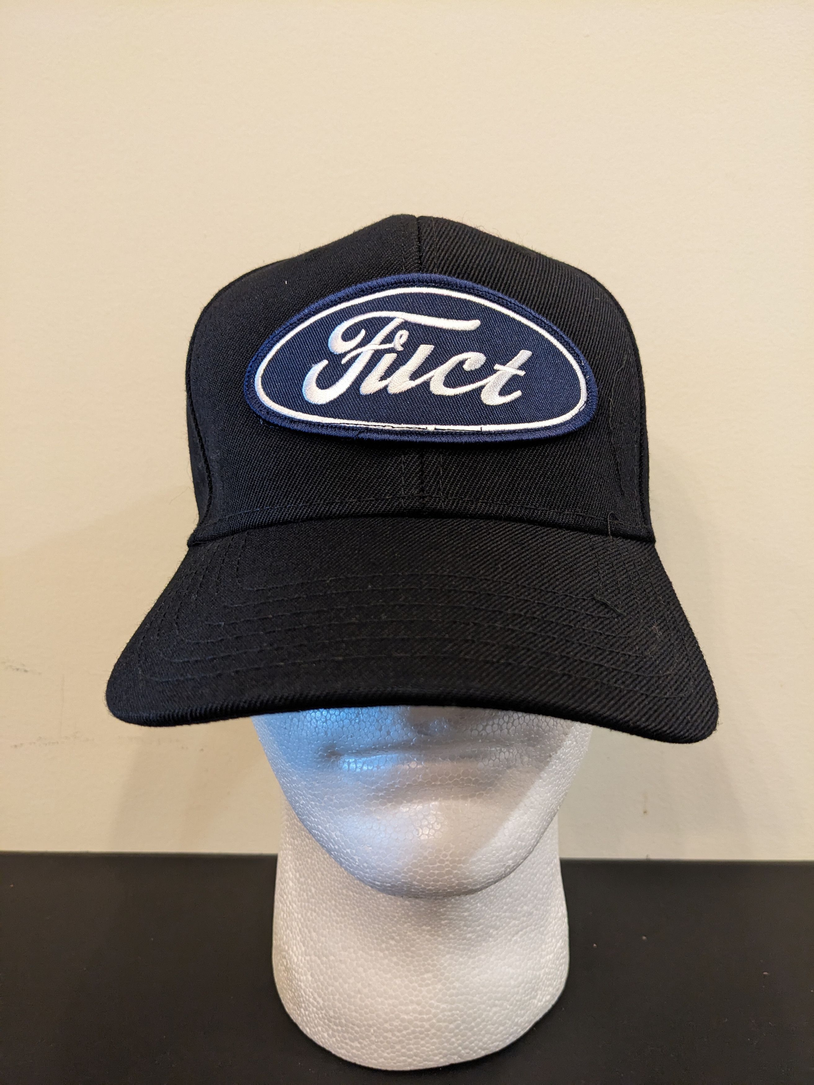 Fuct Fuct Oval Parody Ford Logo Black Snapback Hat | Grailed