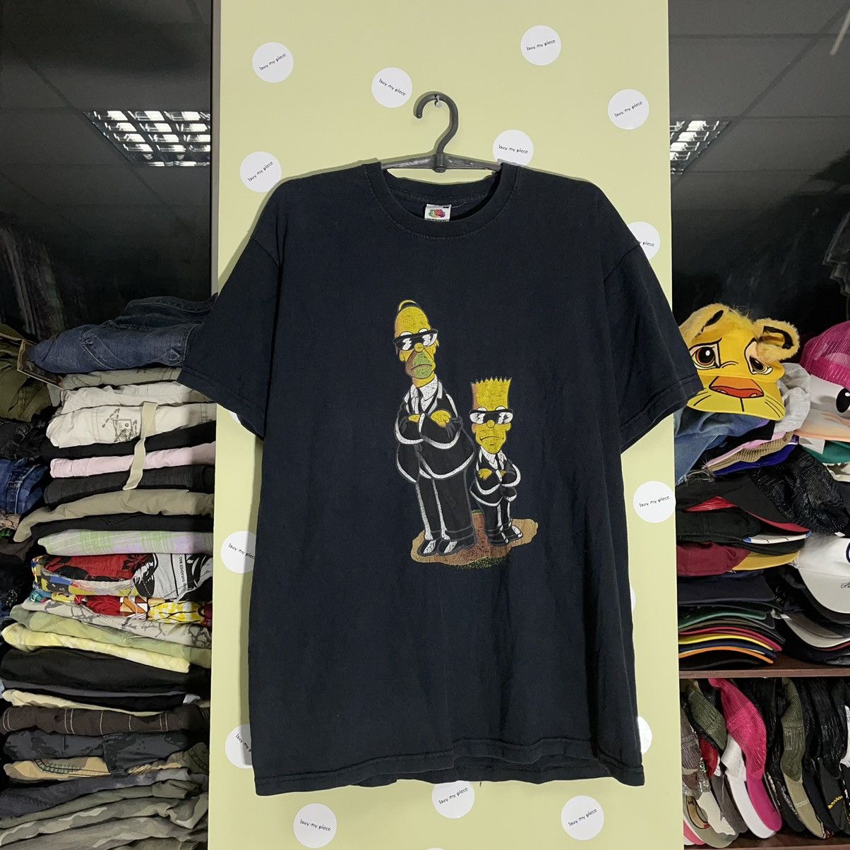 Vintage Vintage Y2K The Simpsons Bart Homer Agent 007 Promo Tee | Grailed