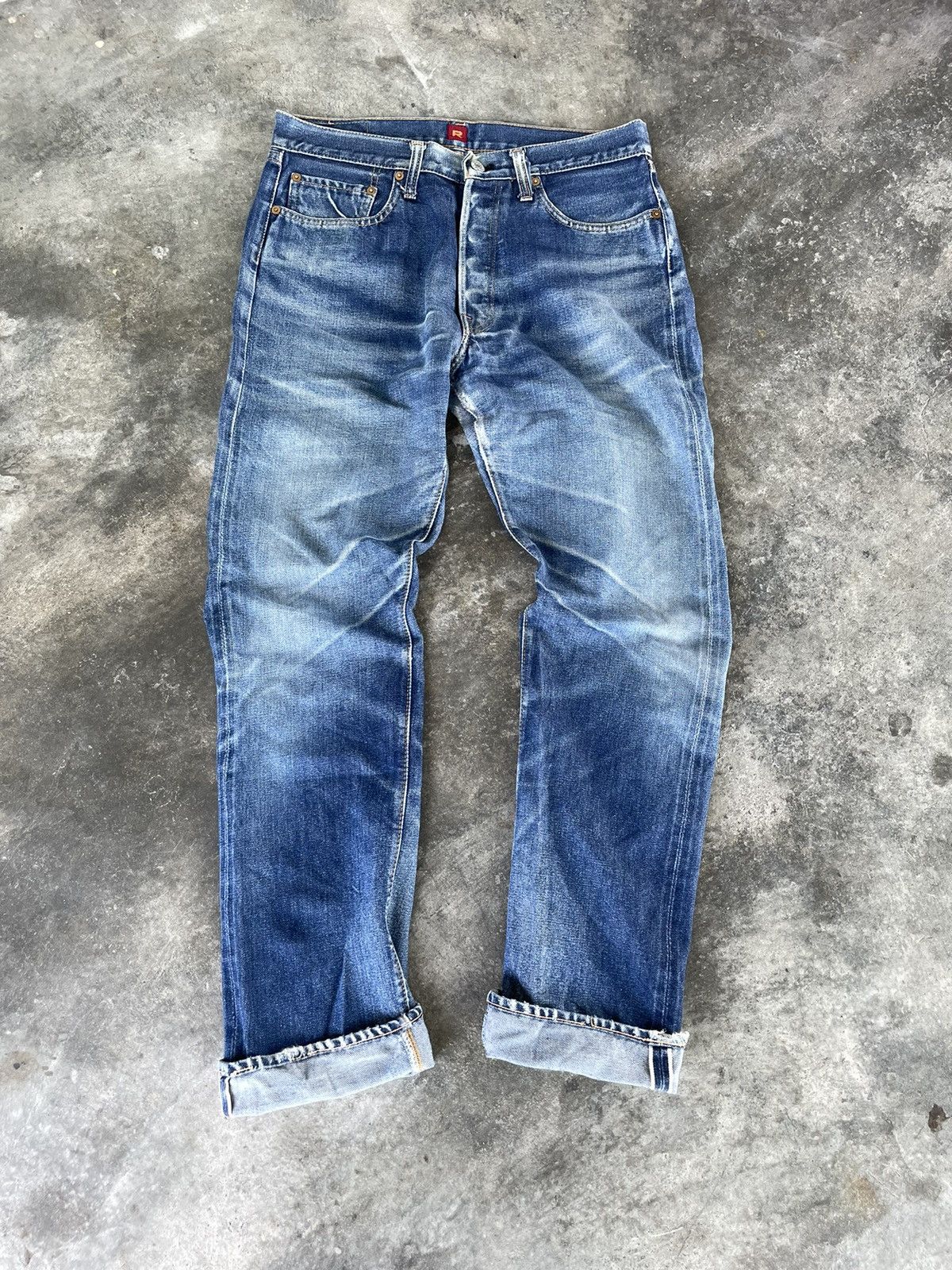 Japanese Brand Resolute 710 Selvedge Distressed Denim | Grailed
