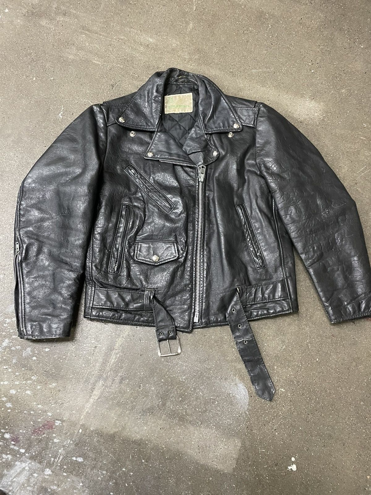Vintage Vintage 1980s Gino Leathers Perfecto Jacket | Grailed