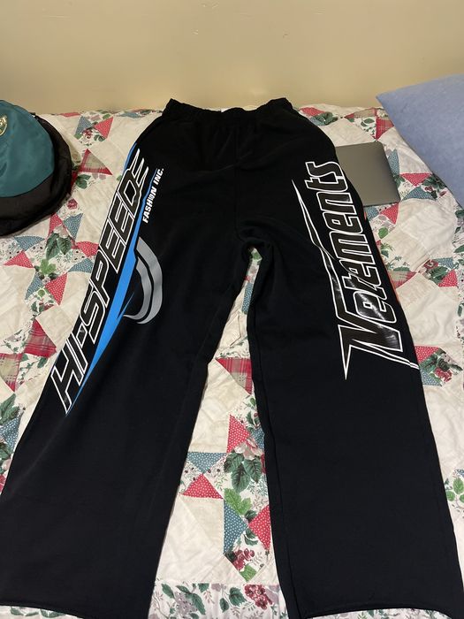 Vetements Hi-Speed Wide Sweatpants | Grailed