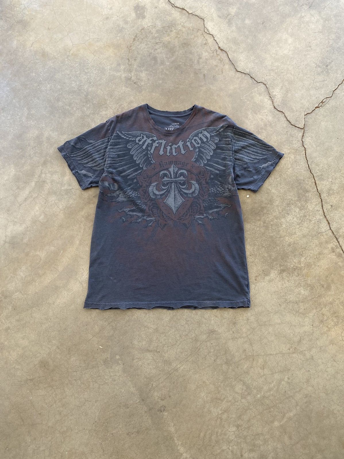 Affliction × Streetwear Y2K Affliction Rare Signature Series Rampage T ...