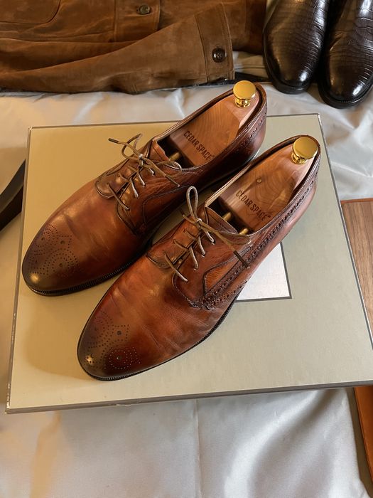 Mario Bruni Fits 10.5-11 US, Expert Custom Burnished Italian Brogues ...