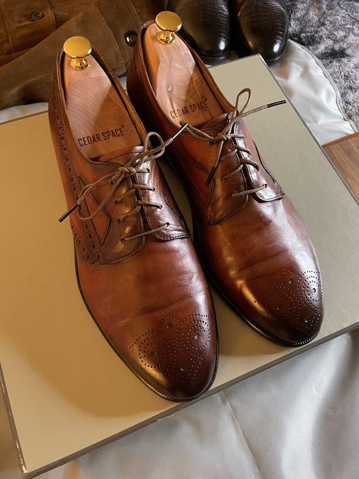 Mario Bruni Fits 10.5-11 US, Expert Custom Burnished Italian Brogues ...