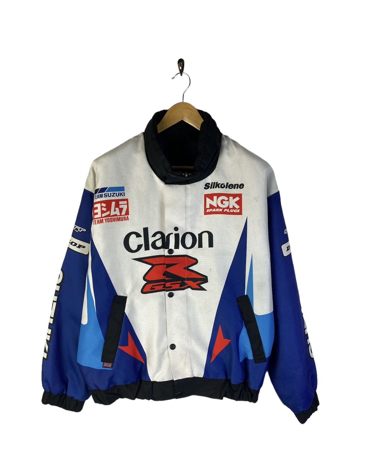 Racing × Streetwear × Vintage Suzuki Racing Jacket Vintage Clarion ...