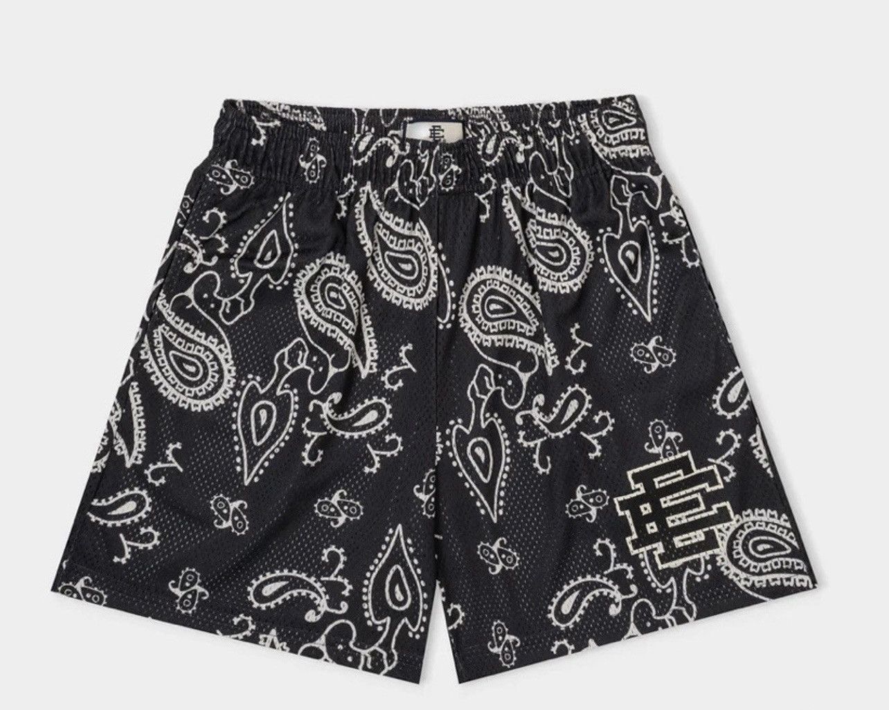 Eric Emanuel Eric Emanuel Black Paisley Shorts (2XL) | Grailed