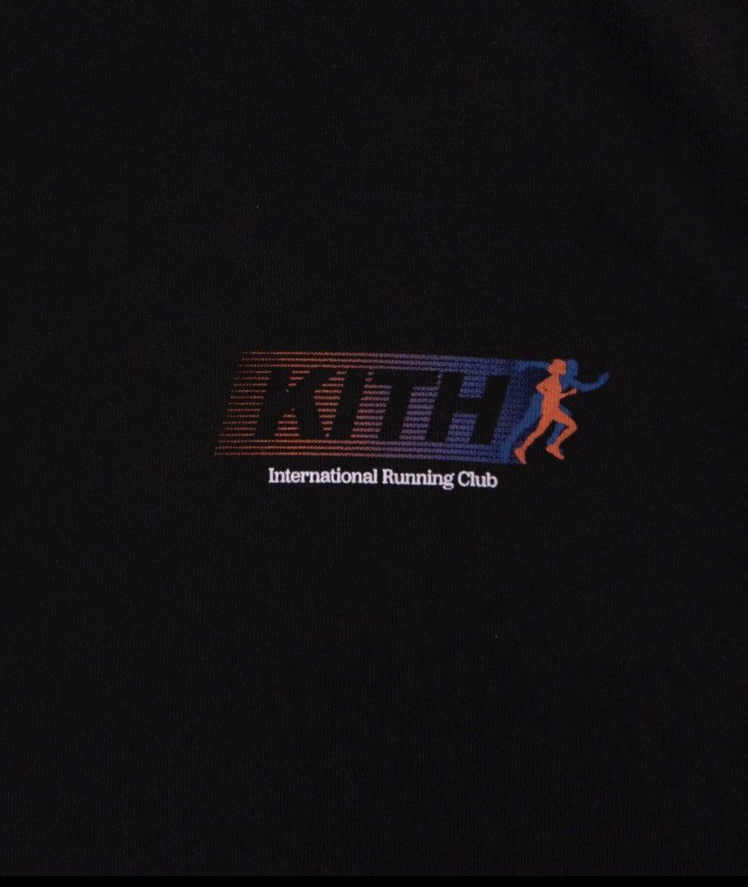 Kith Kith International Running Club Black Tee | Grailed