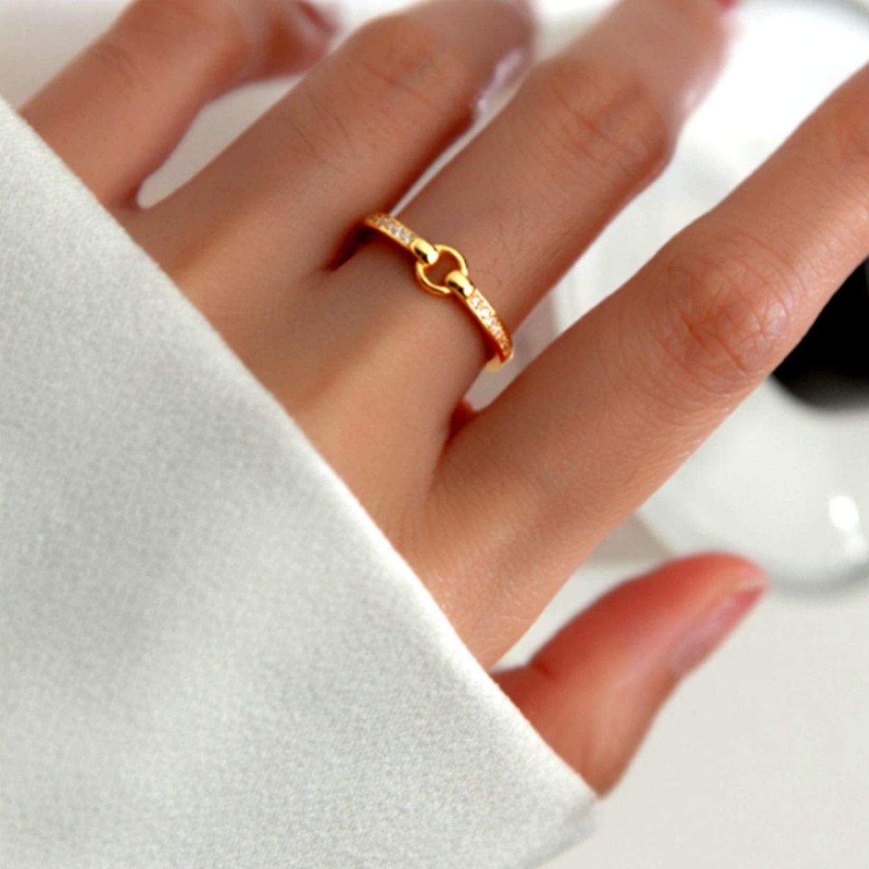 Japanese Brand × Streetwear × Vintage Retro Shiny Tiny O Link Silver ...