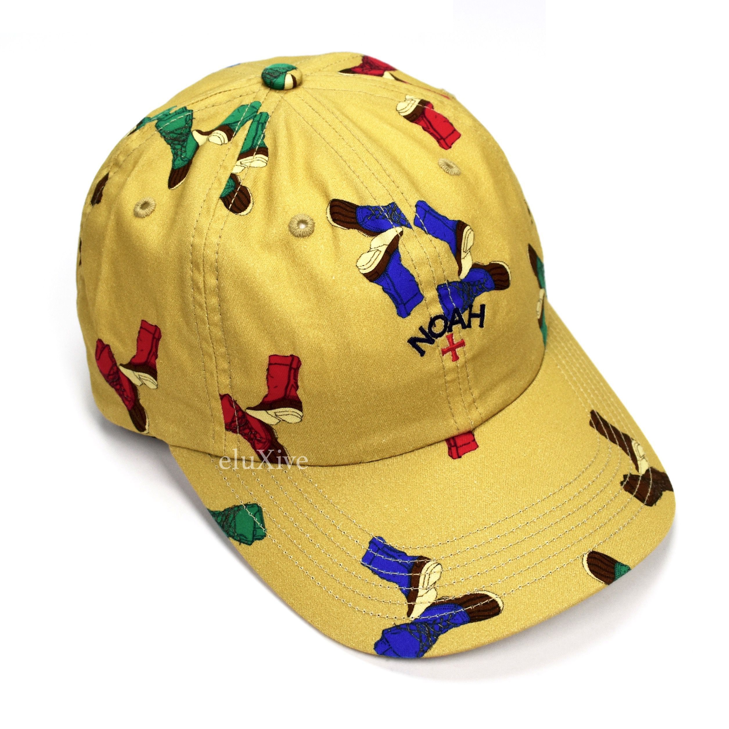 Noah Noah RARE Tan Core Logo Boot Print Hat NWT | Grailed