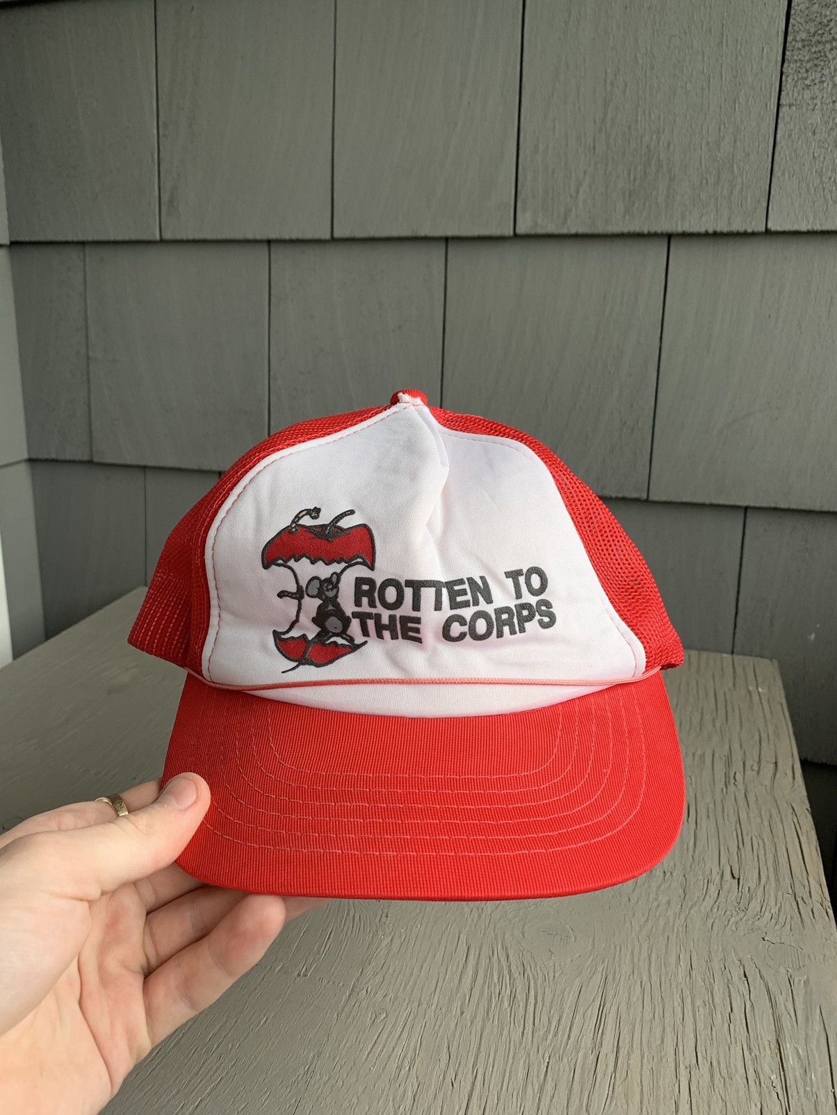 Streetwear × Vintage 80s 90s Vintage Trucker Hat “Rotten to the corpse ...