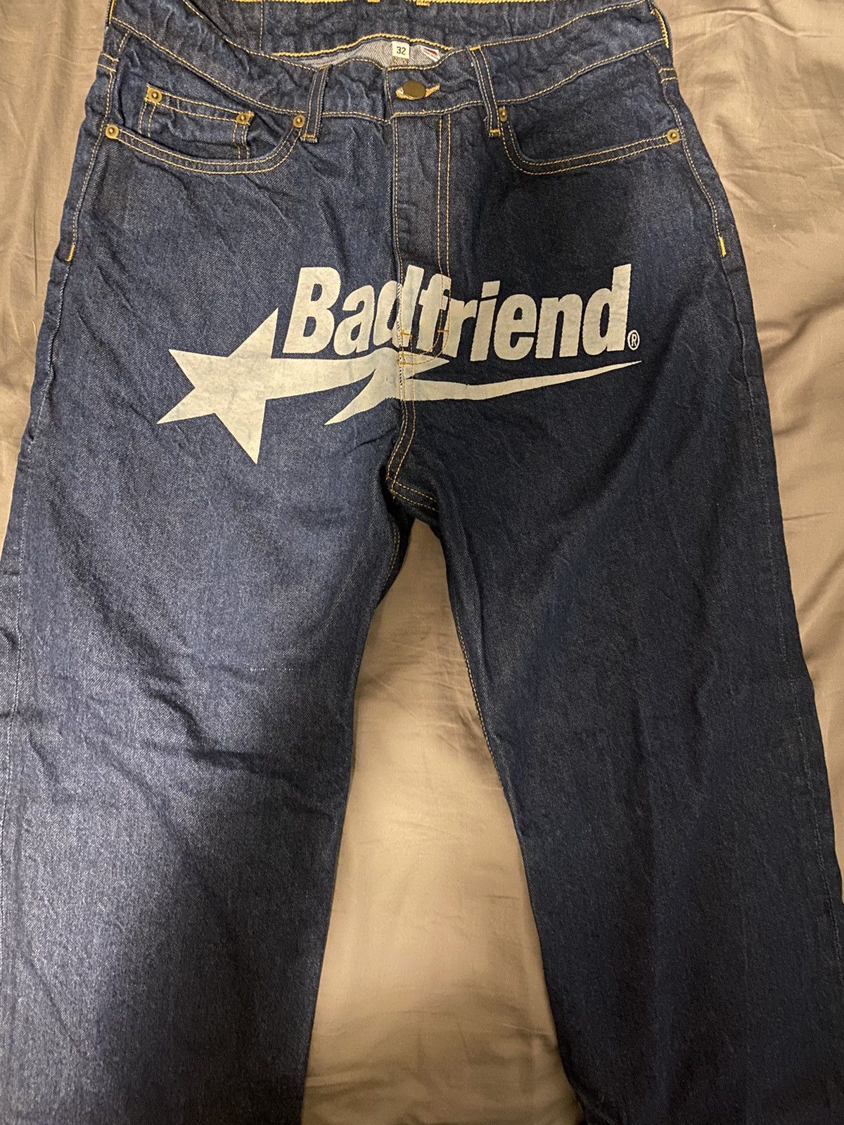 Vintage badfriend indigo jeans | Grailed