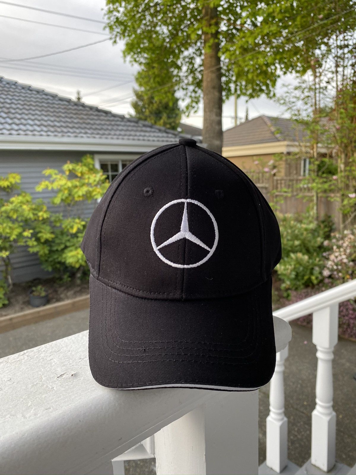 Vintage Mercedes Benz Embroidered Logo Hat Motosports NASCAR Travis ...