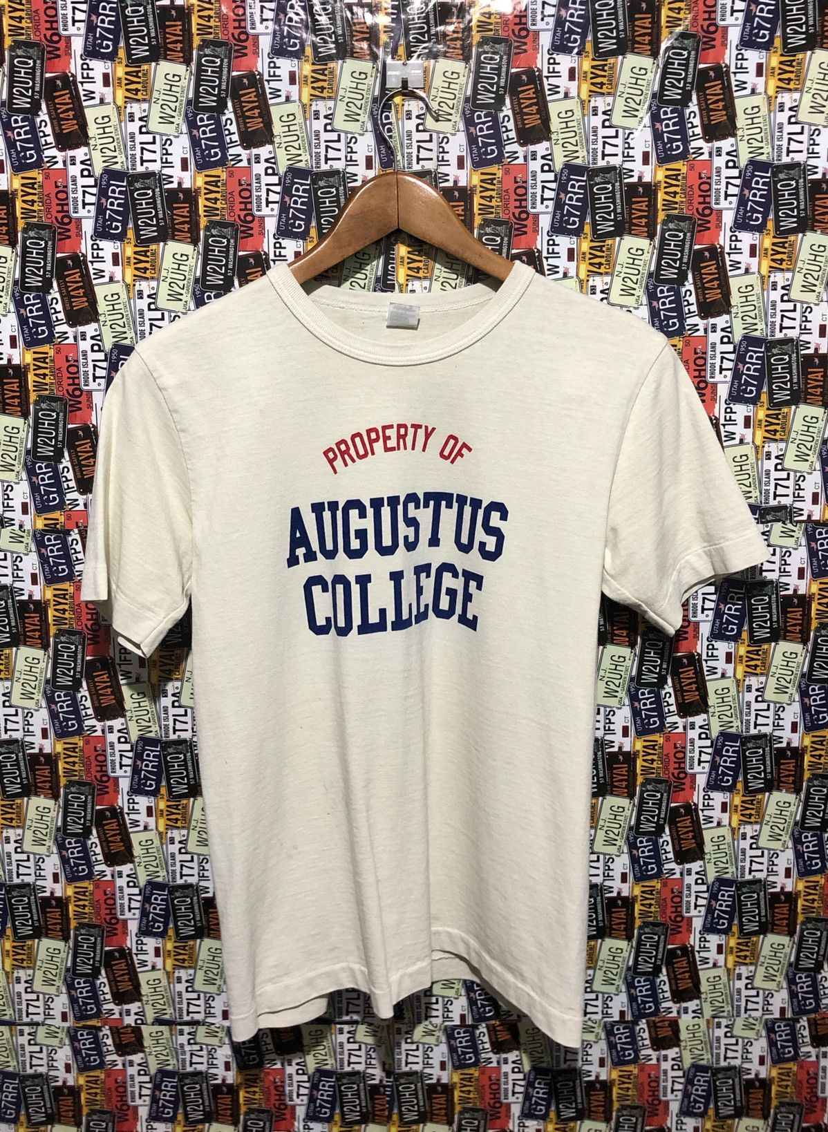 Beams Plus Property Of Augustus College T shirt | Grailed