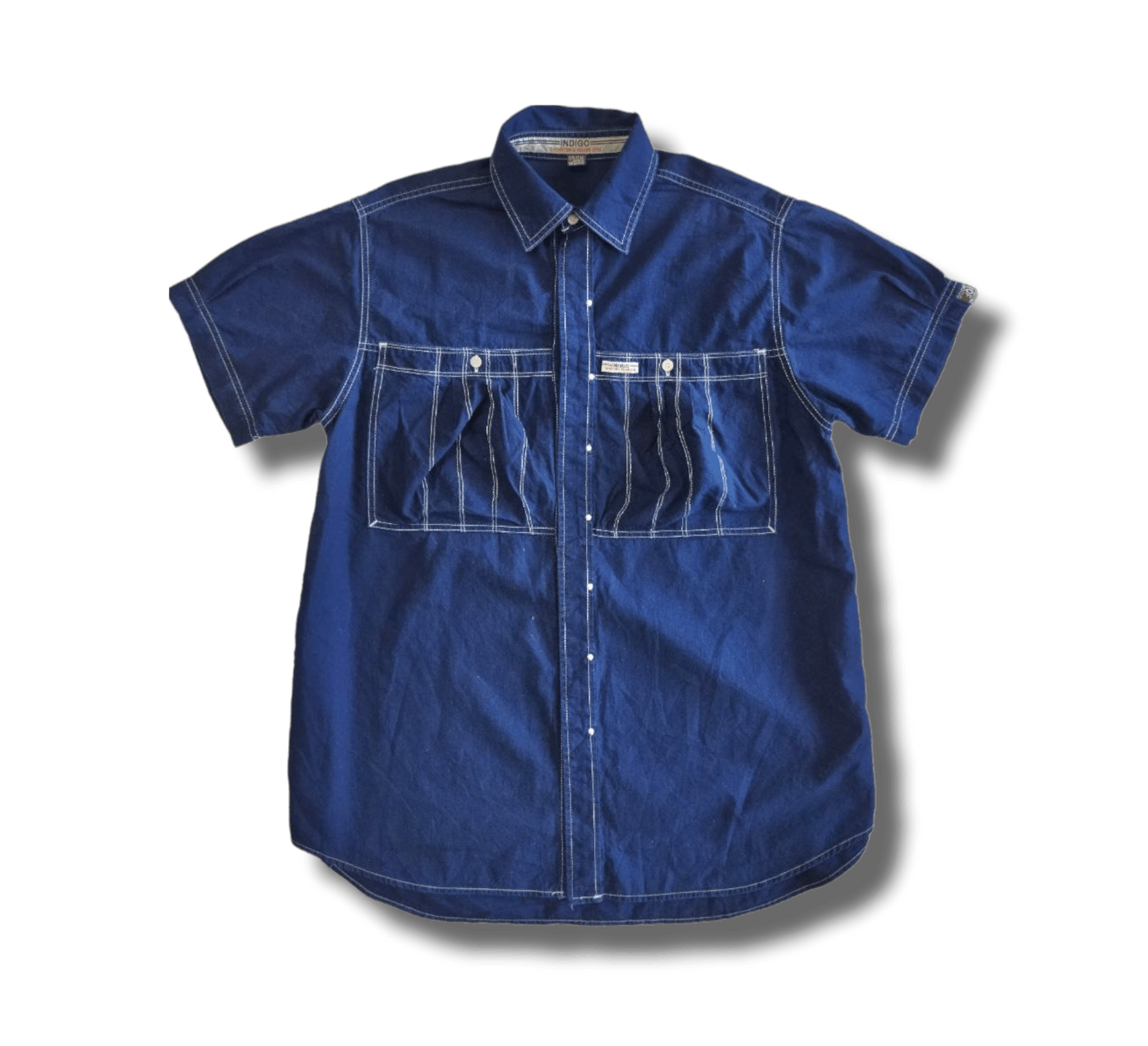 Issey Miyake Rare🔥Vintage Hai Sporting Gear Issey Miyake Indigo Shirt ...