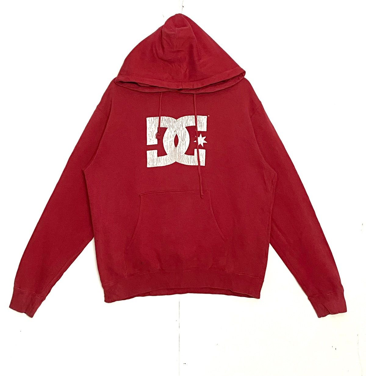 Streetwear DCshoecousa Hoodie Biglogo Pullover Medium Red | Grailed