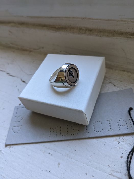 Lad Musician 17SS "Locked Anarchy" Silver Ring | Grailed