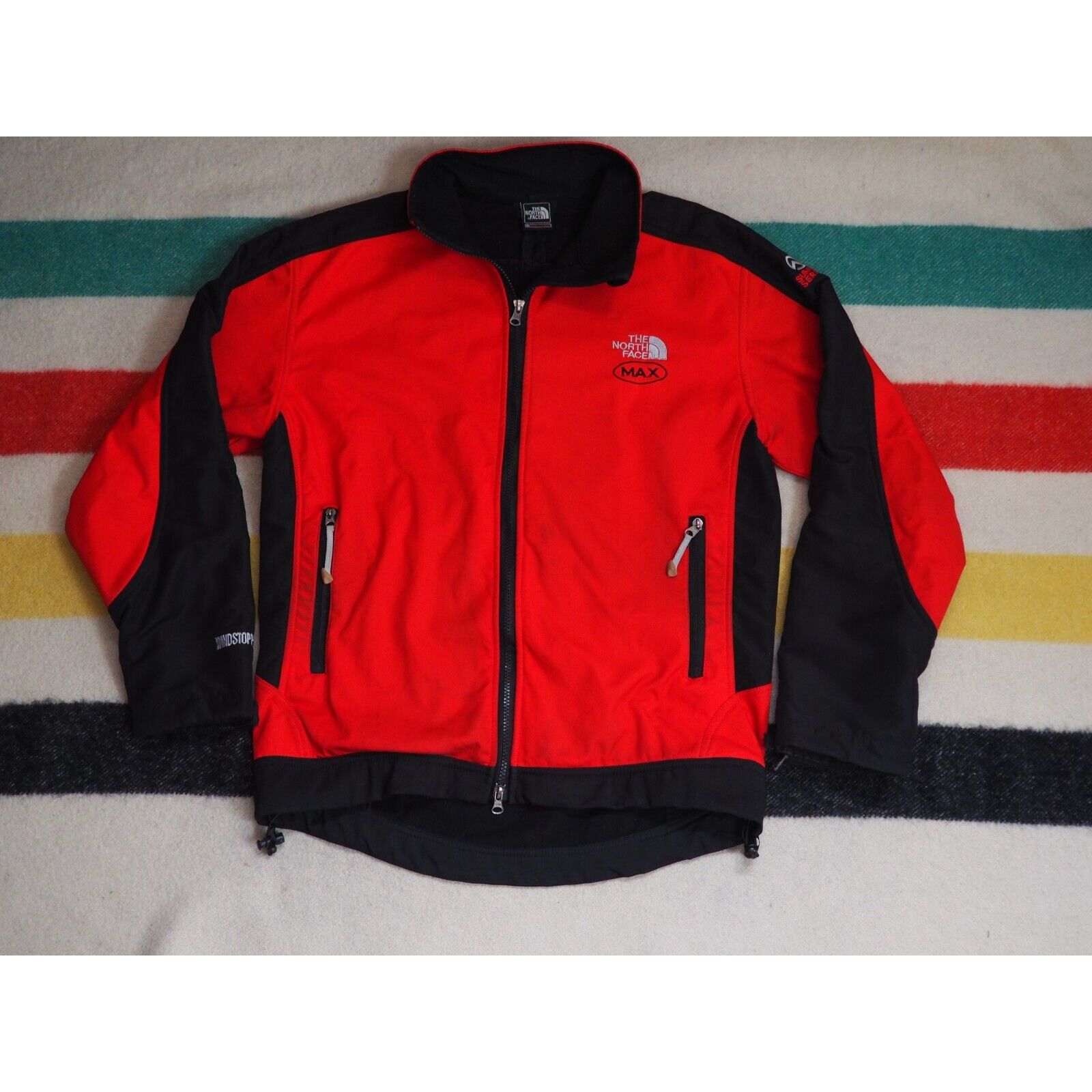 The North Face VTG 90s THE NORTH FACE Summit Series MAX Windstopper Red ...