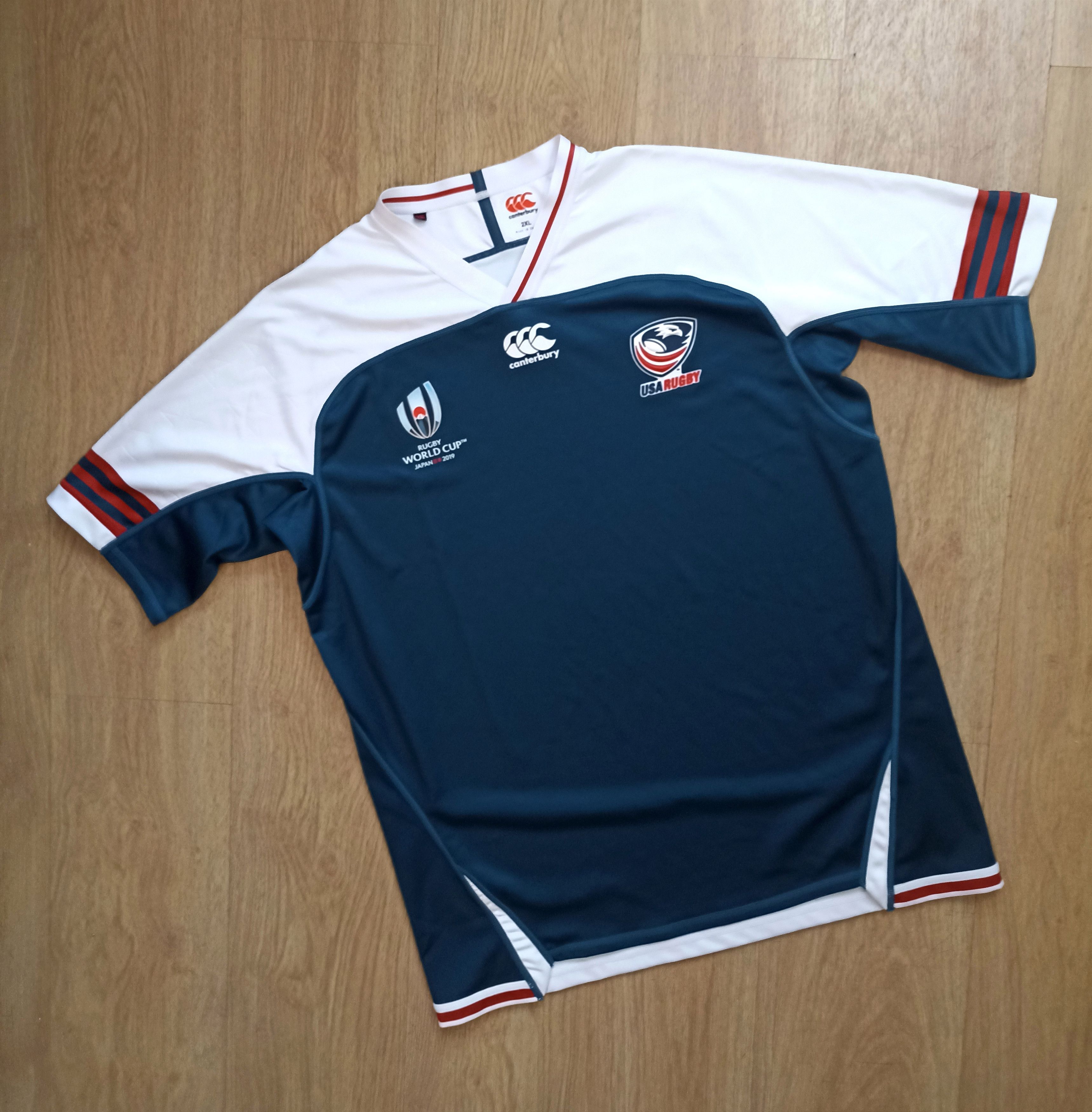 Canterbury of New Zealand Canterbury USA rugby world cup Japan 2019 t-shirt 2XL | Grailed