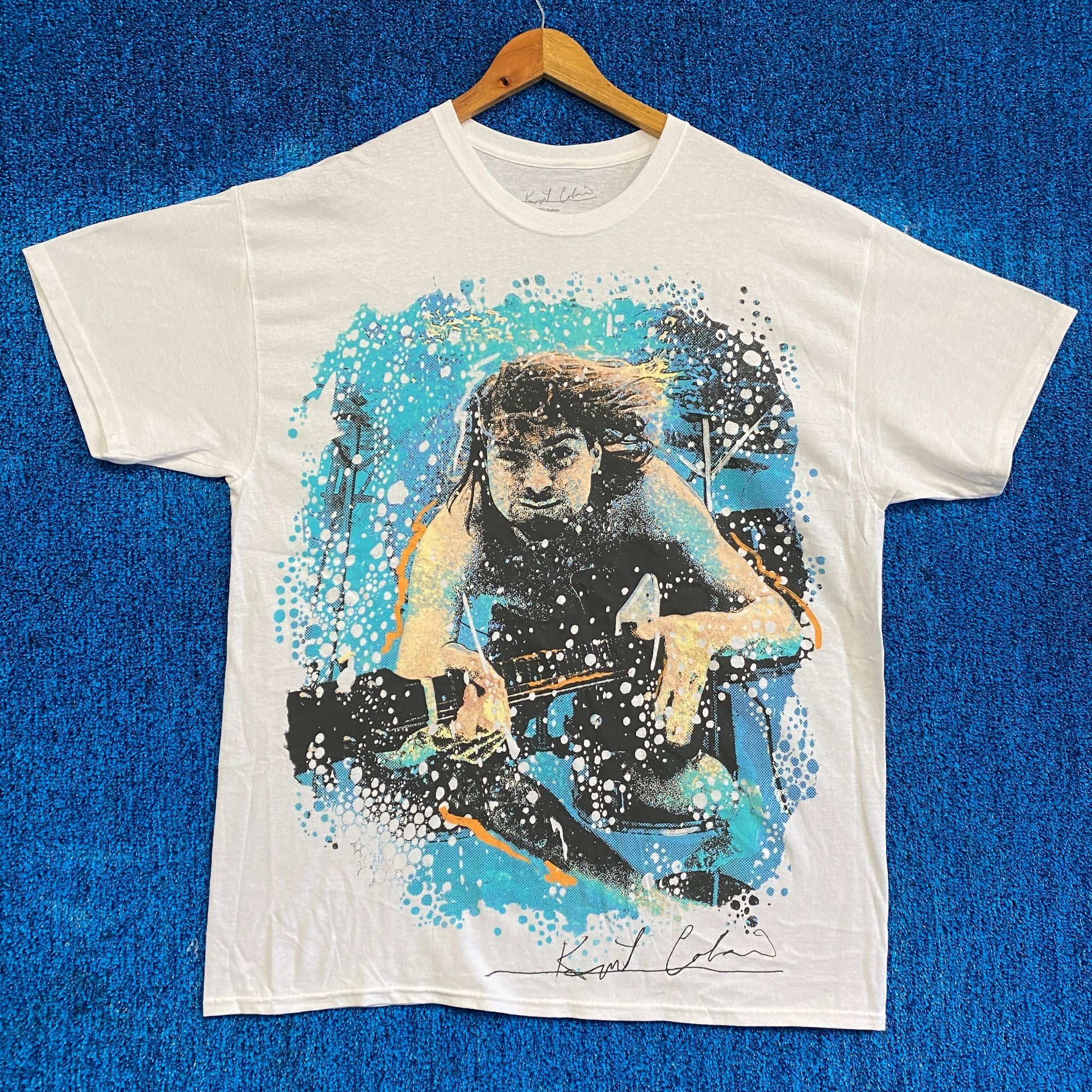 Nirvana Kurt Cobain Underwater Pool Nevermind Promo Grunge Tee XL | Grailed