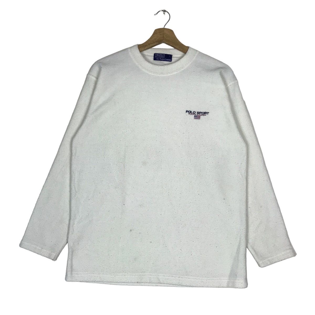 Polo Ralph Lauren Vintage 90s Polo Sport Ralph Lauren Fleece Long Sleeve Shirt | Grailed