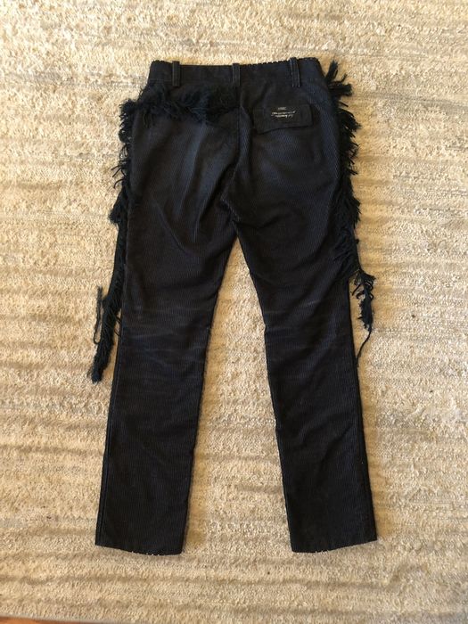 Undercover AW04 "But Beautiful" Fringe Corduroy Pants | Grailed