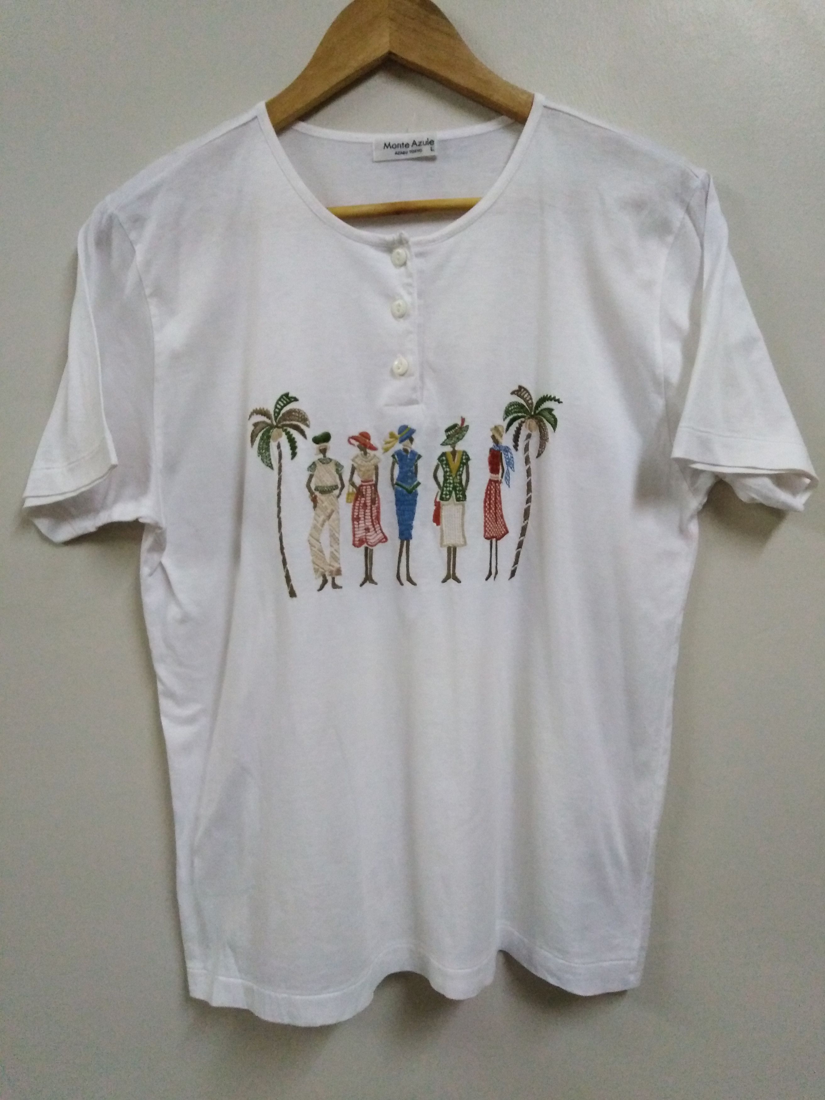 Japanese Brand × Vintage 🇯🇵 Vintage Embroidered Monte Azule Azabu Tokyo ...