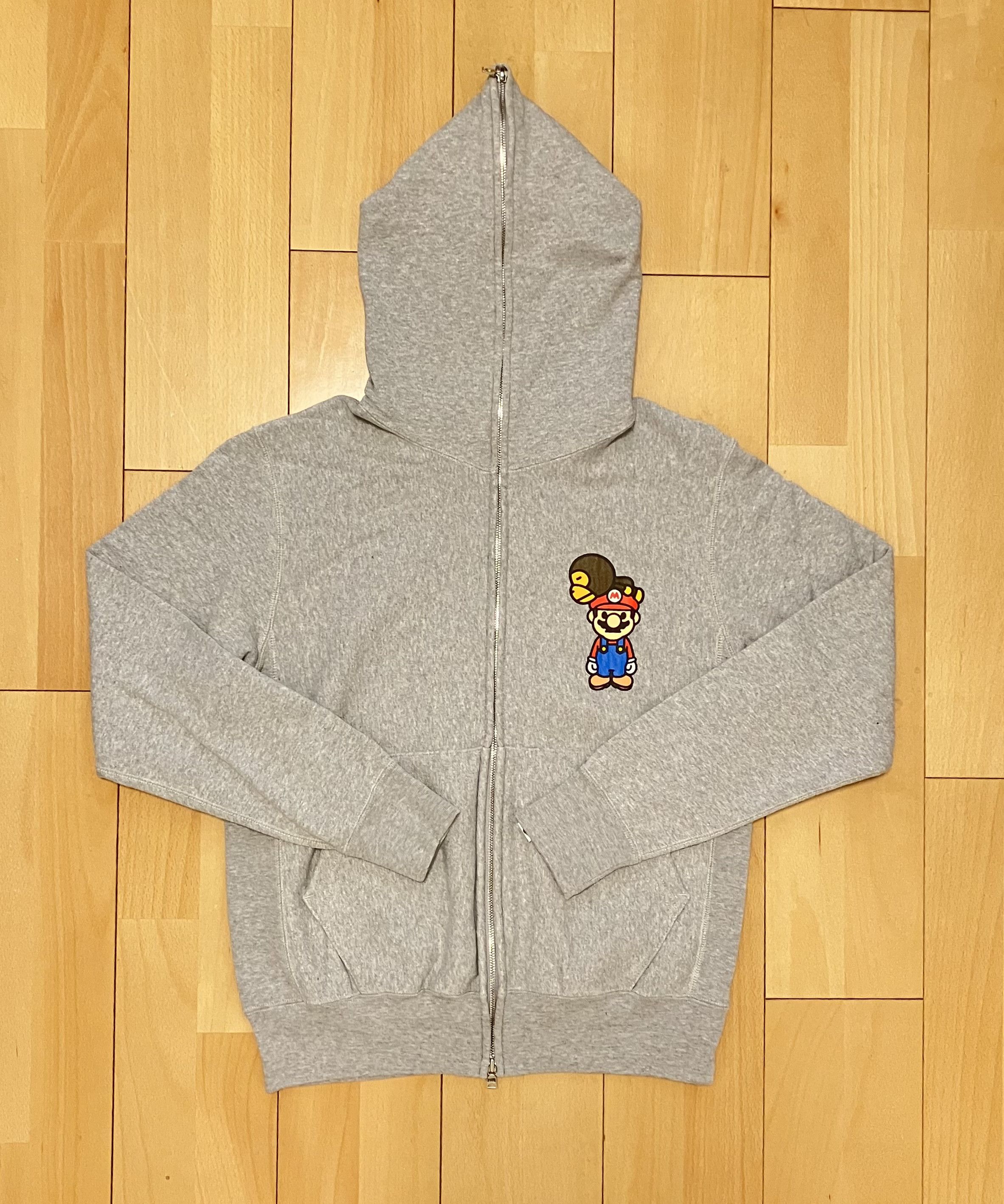 Bape Bape Mario to Milo Full Zip Hoodie | Grailed