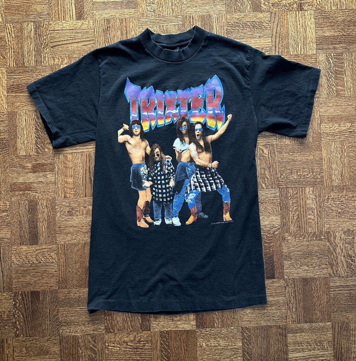 Vintage 90s Trixter Graphic Band Tee Shirt | Grailed